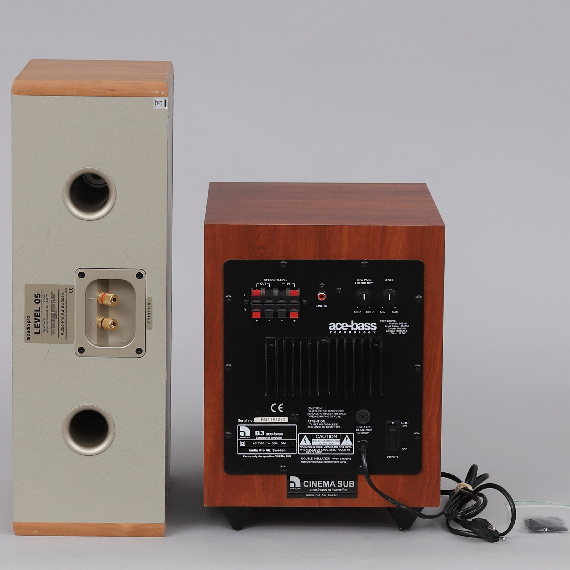 Images for 2212177. SUBWOOFER and CENTER SPEAKER Audio Pro, 2000s ...