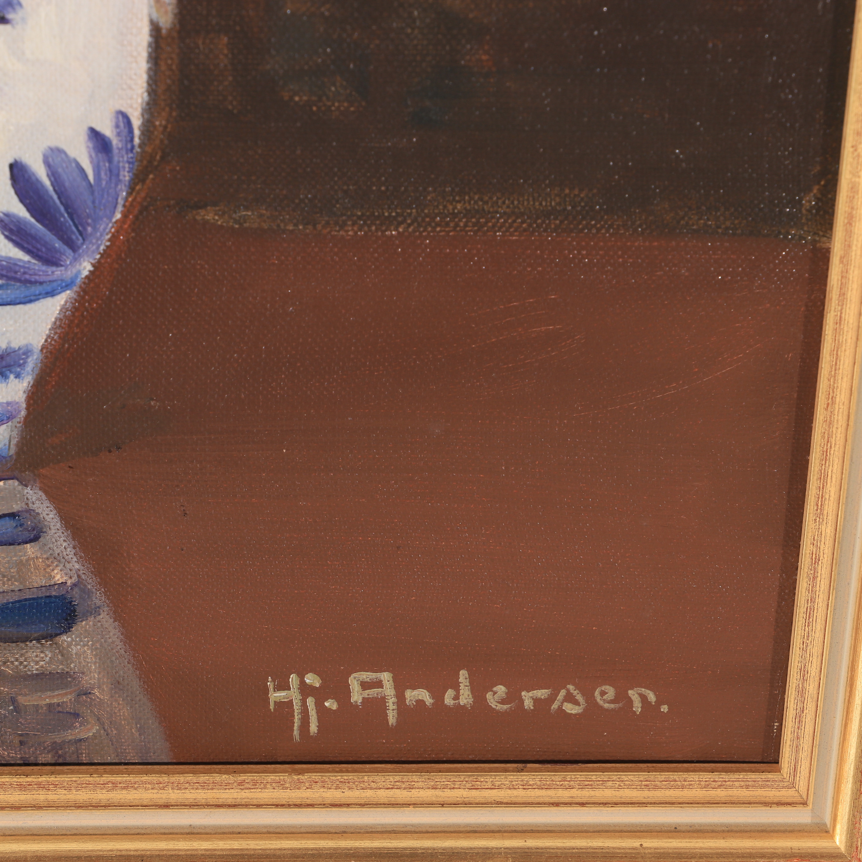 Images for 2212734. HJALMAR ANDERSEN. Flower still life, oil on canvas ...
