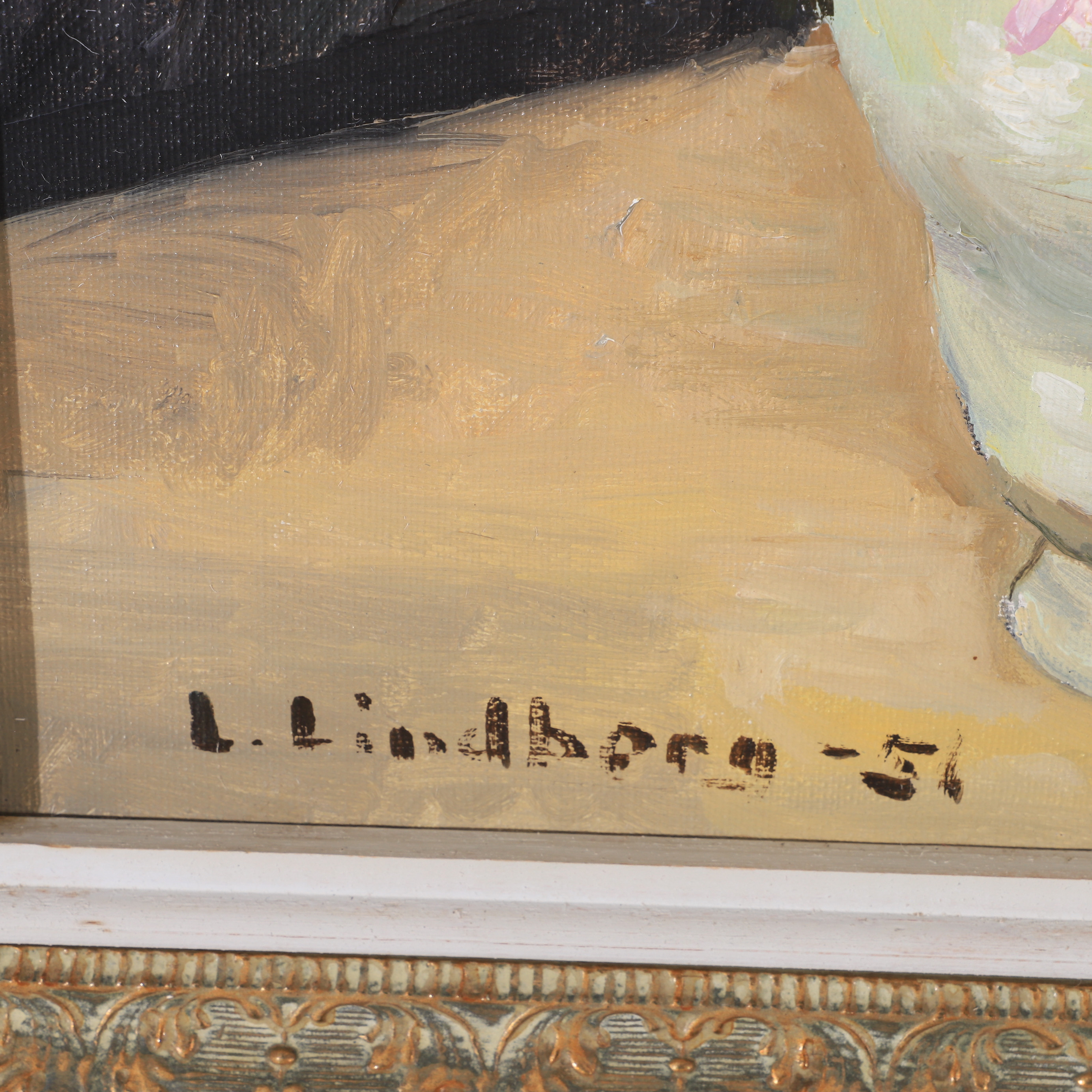 Images for 2214131. LENNART LINDBERG. Flower still life, oil on canvas ...