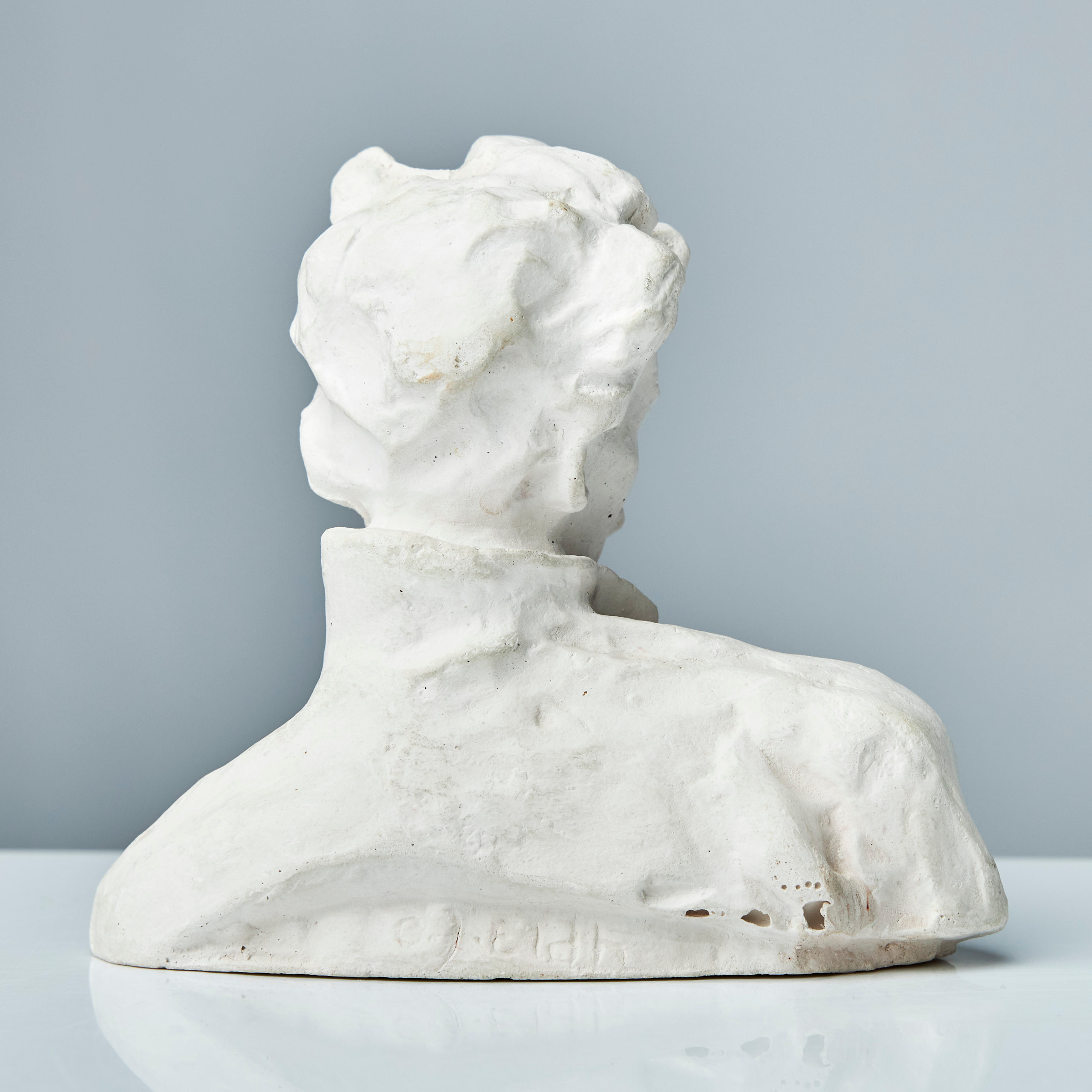 Images for 2215346. CARL ELDH. Sculpture, portrait of August Strindberg ...