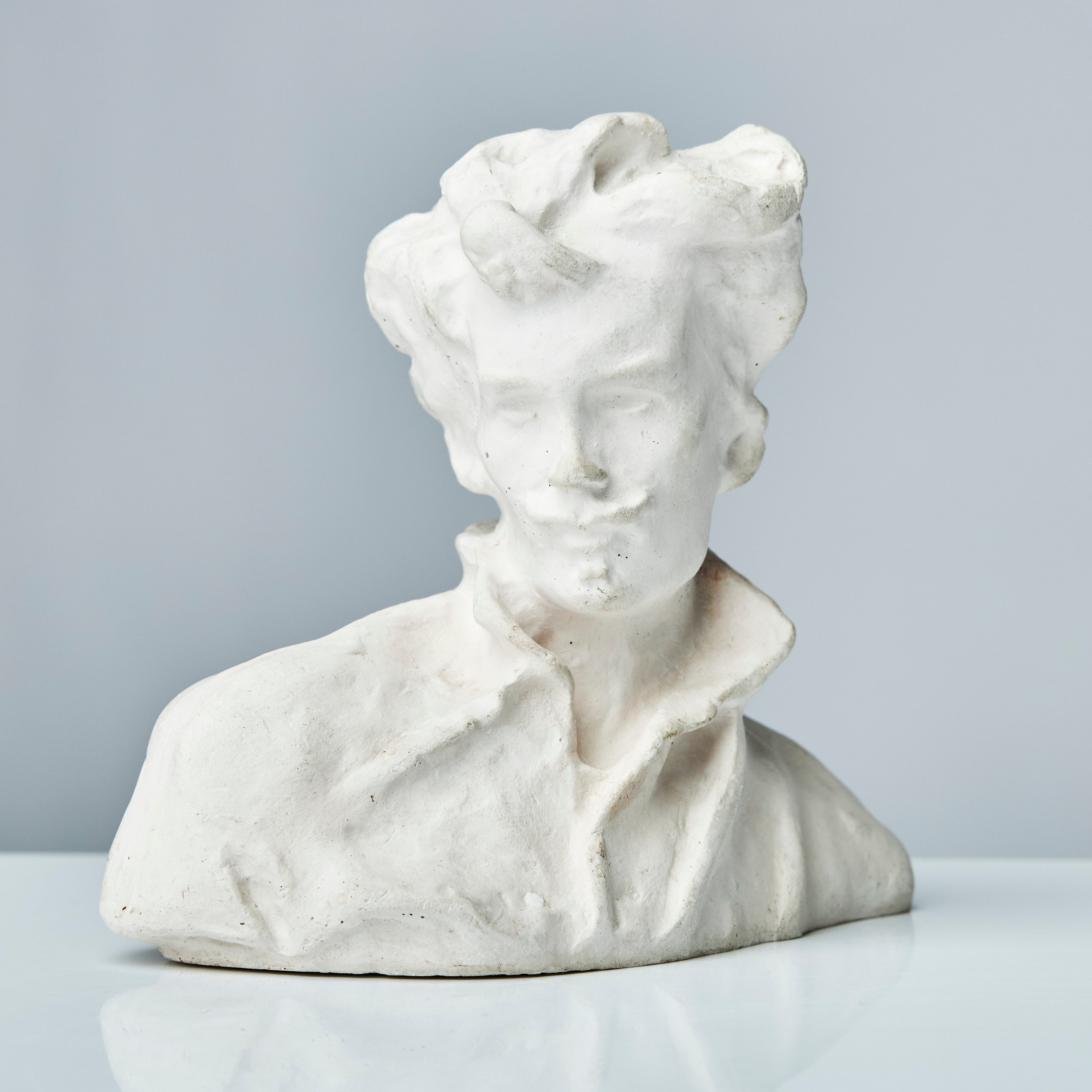 Images for 2215346. CARL ELDH. Sculpture, portrait of August Strindberg ...