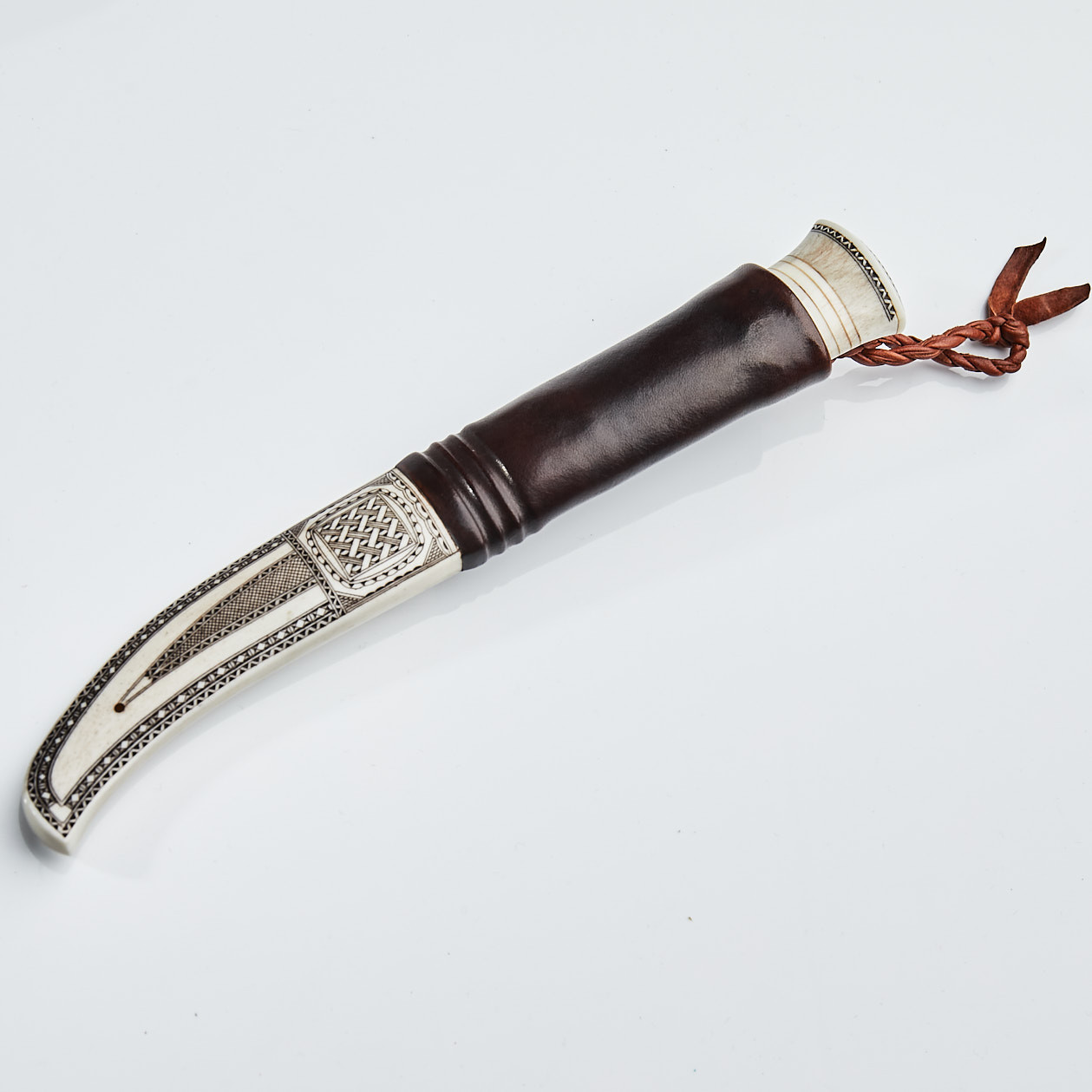 Images for 2215727. PER ERIK NILSSON. knife, half horn, Luleå, signed ...