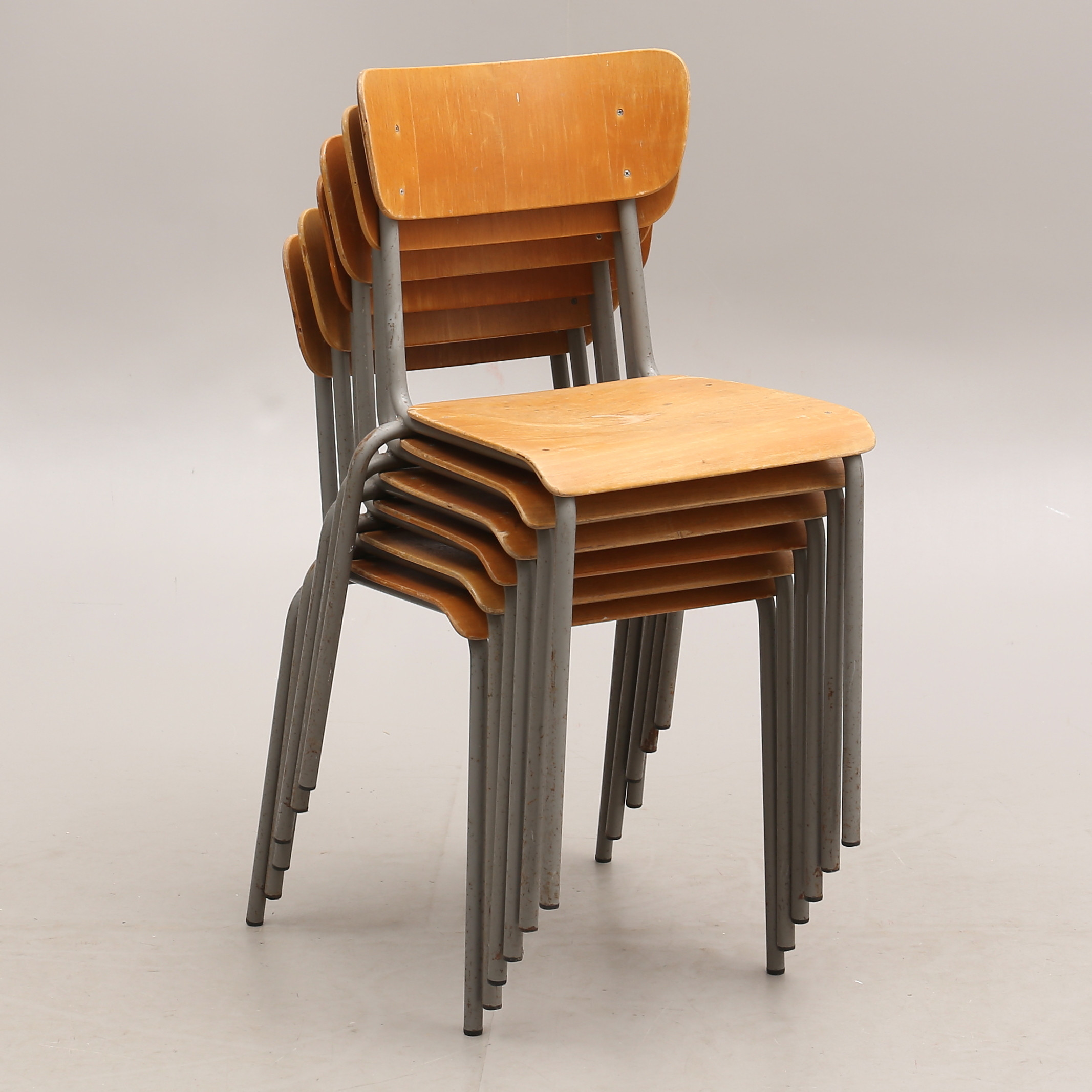 Images for 2215960. INDUSTRIAL CHAIRS, 6 pcs., stackable, Lindqvist ...