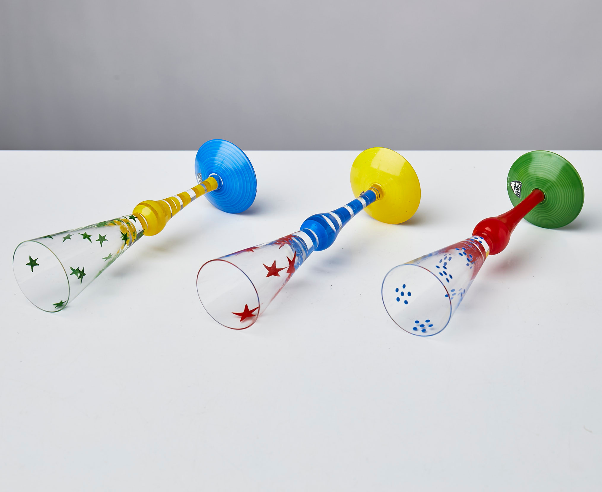 Images for 2216289. ANNE NILSSON. SNAP GLASS, 3 pcs, "Clown", Orrefors ...