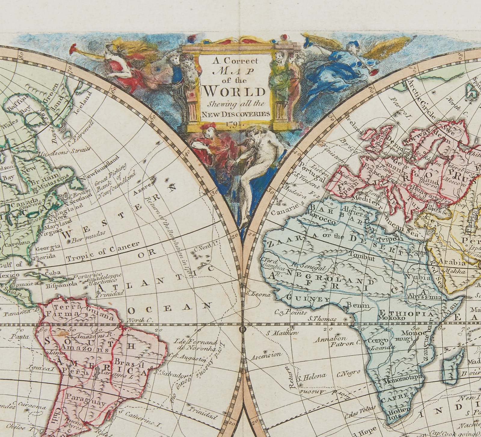 Images for 2217096. A Correct Map of the World Shewing all the New ...