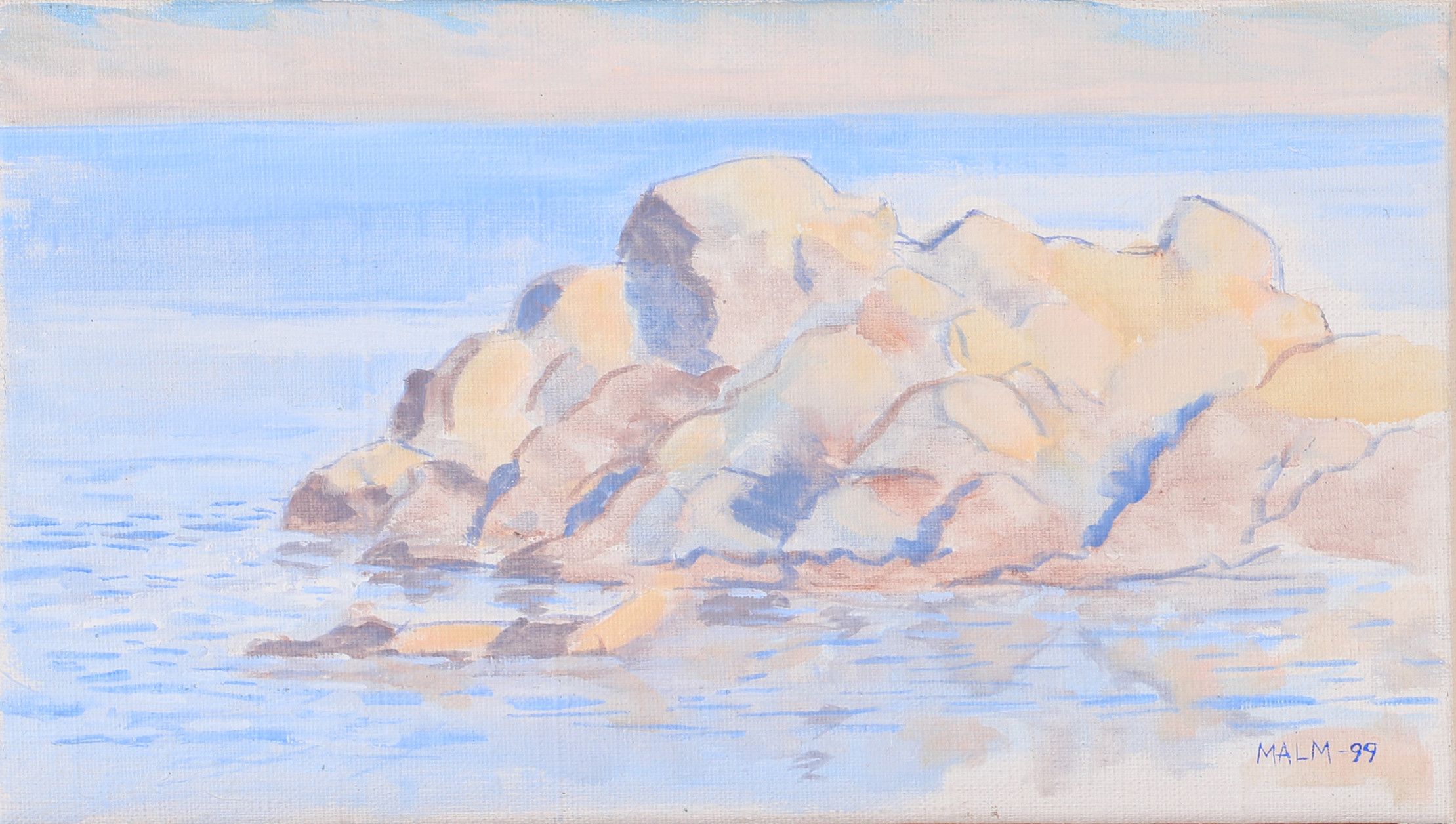 Images for 2219799. BJÖRN MALM. Coastal scene, oil on canvas, signed ...