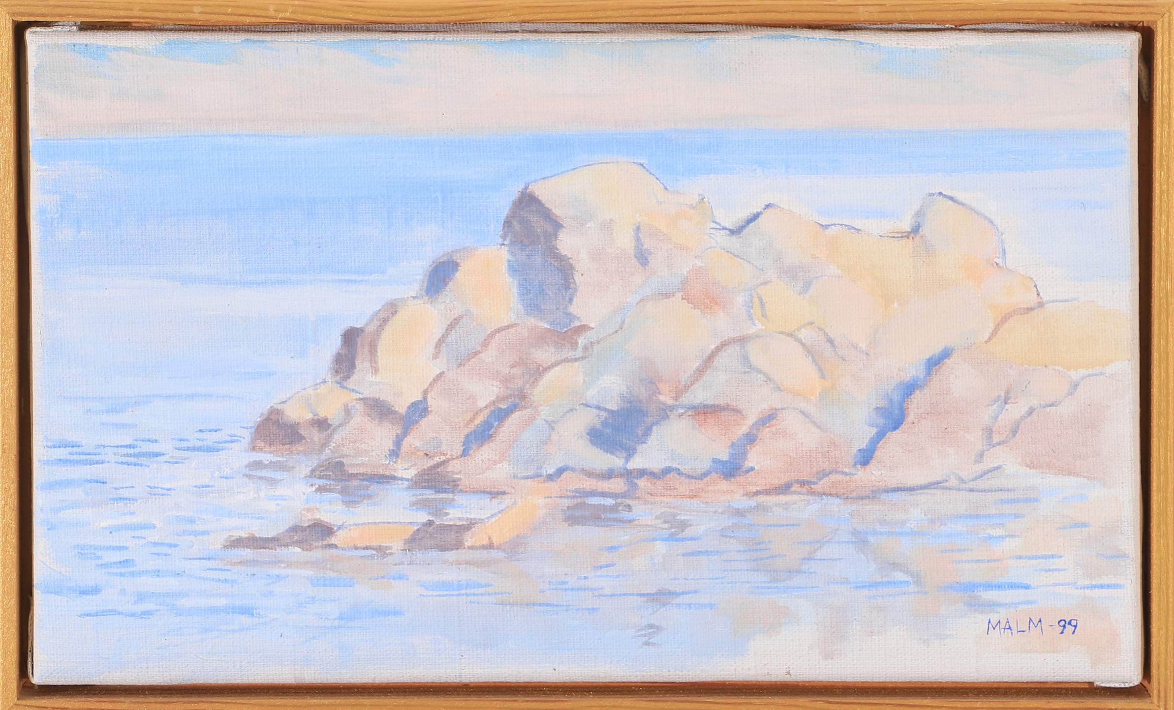 Images for 2219799. BJÖRN MALM. Coastal scene, oil on canvas, signed ...