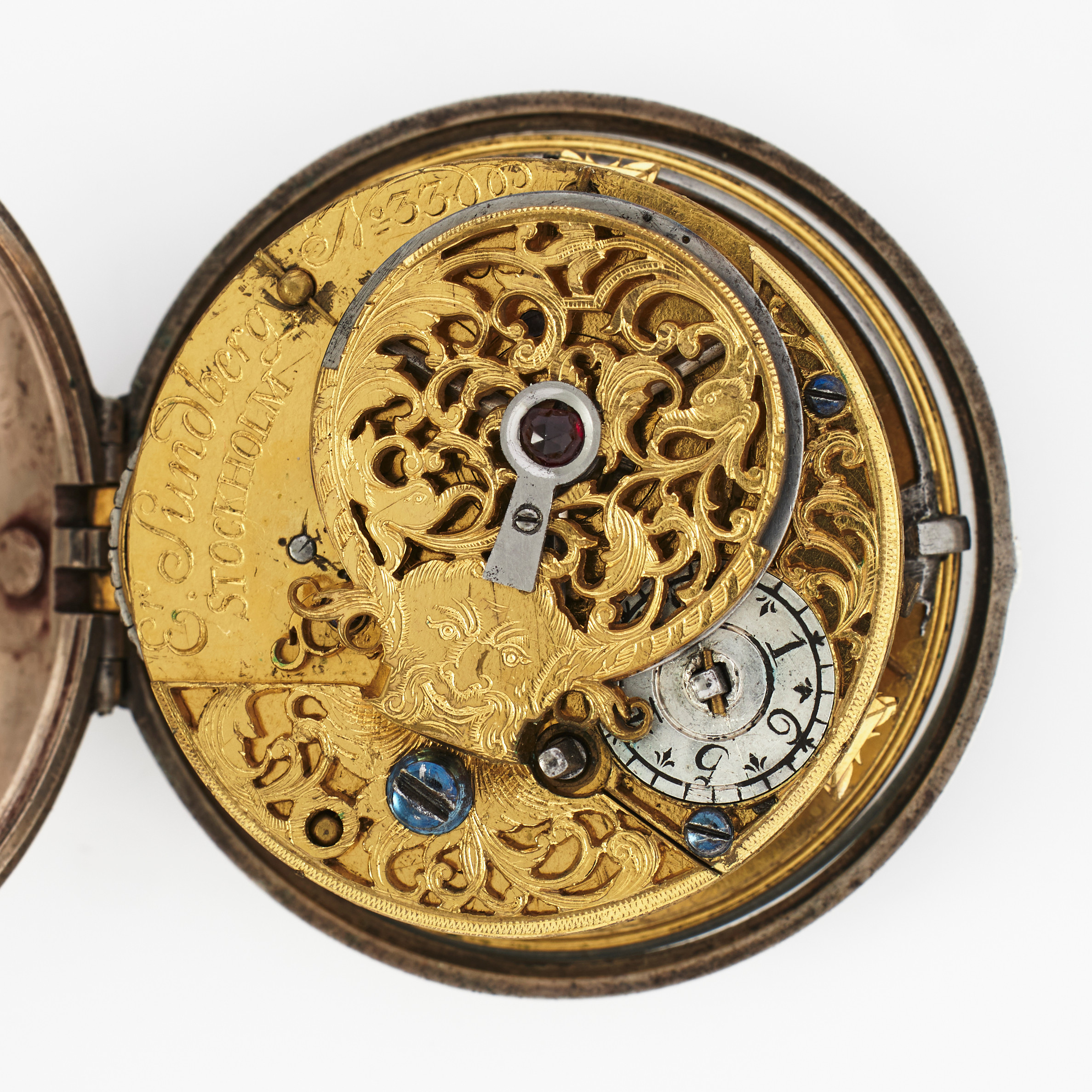 Bilder för 2221987. ERIC SUNDBERG, fickur, silver, 1700-tal, Stockholm ...