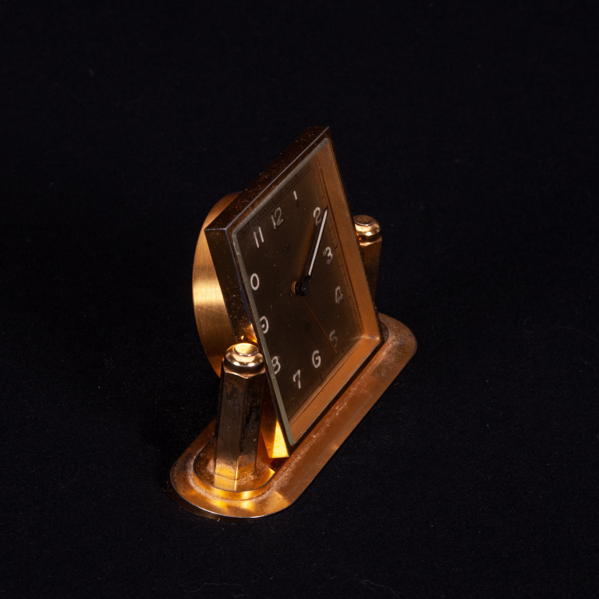 Images for 2222914. ARTHUR IMHOF. Table clock, Art Deco, brass and ...