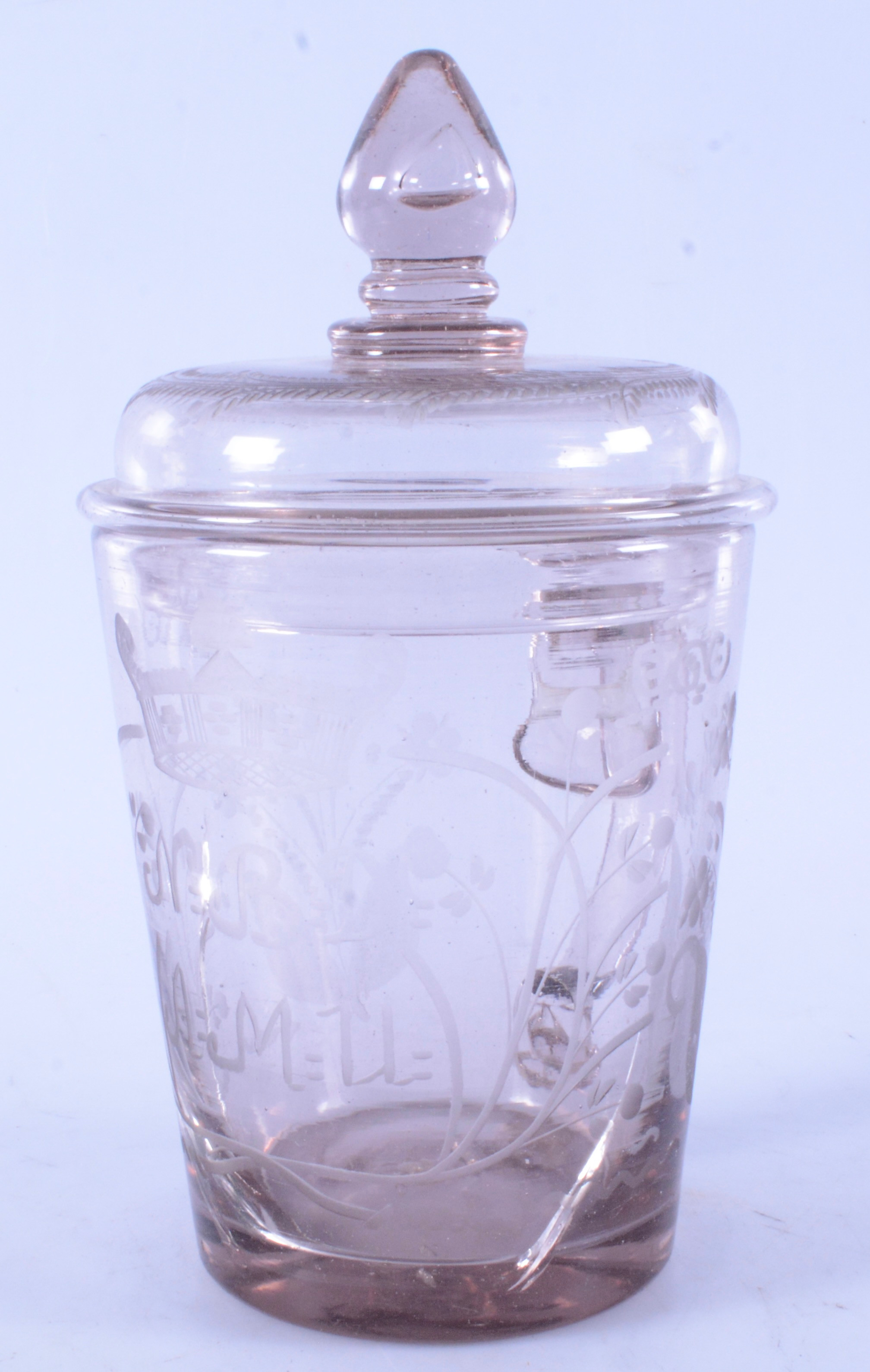 Bilder för 2227644. LOCKBÄGARE, glas, Henrikstorps Glasbruk, 1700 ...