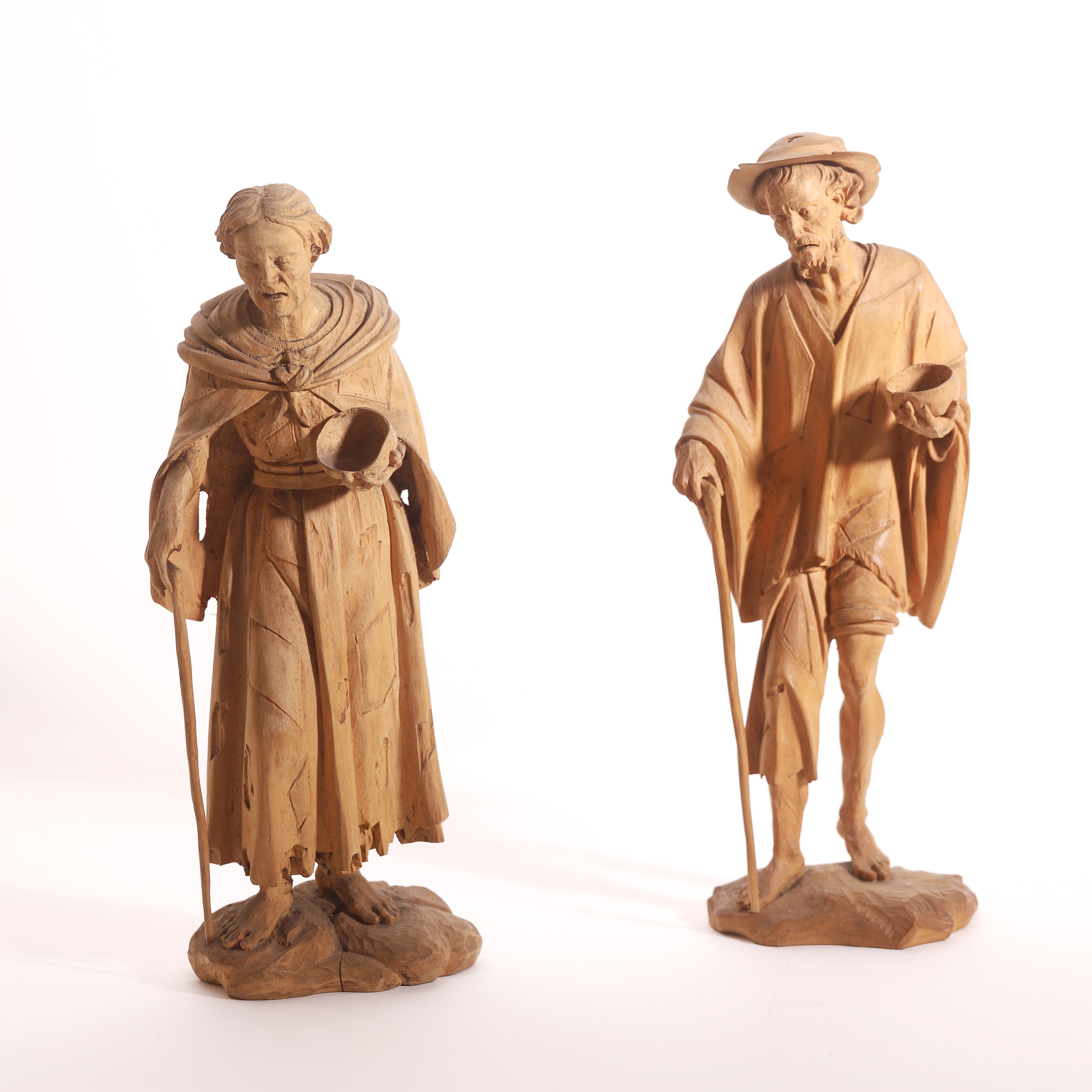 Images for 2231117. PAIR OF EUROPEAN SIZES. TWO BEGGARS, 20TH CENTURY ...