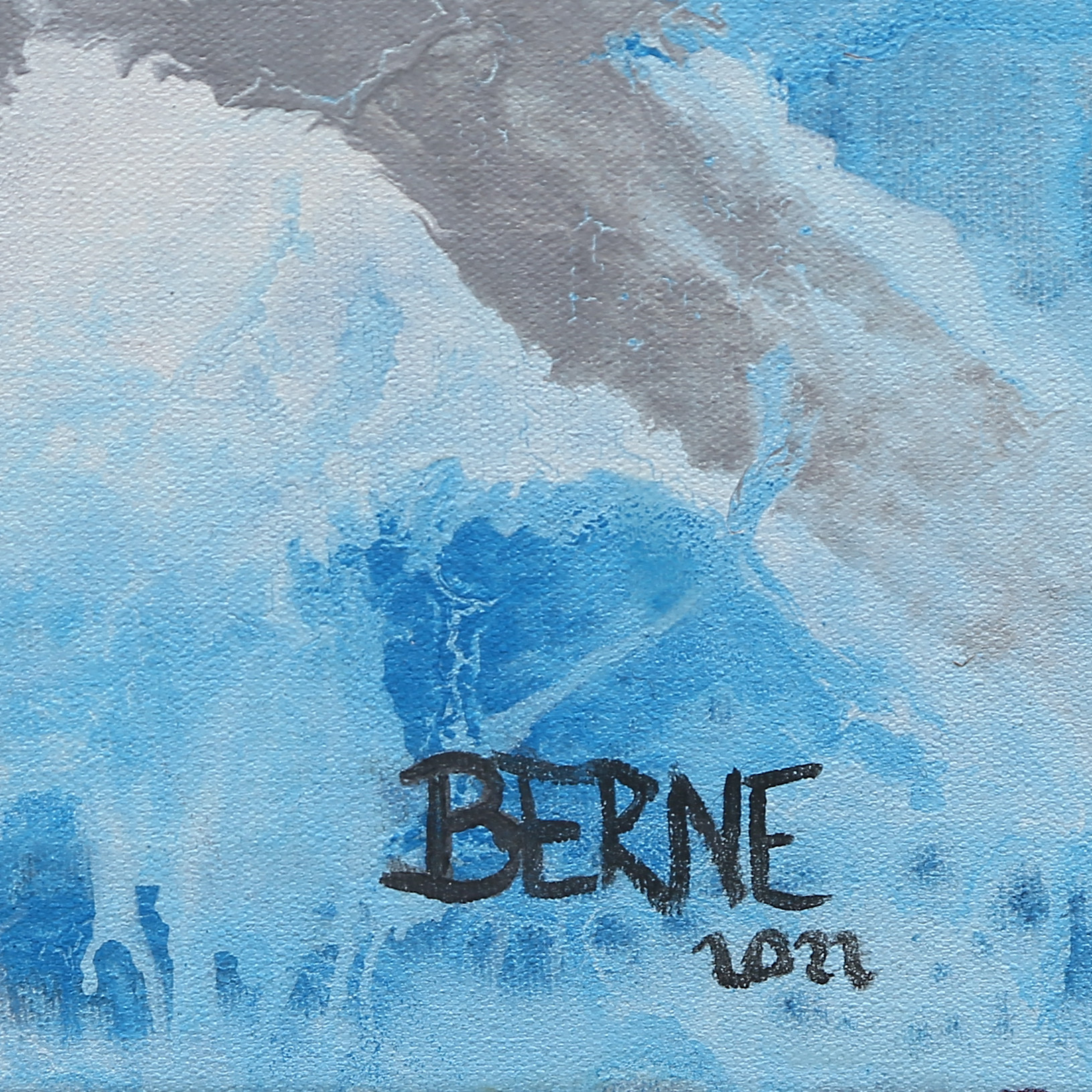 Images for 2244976. BERNE SAMUELSSON. OIL on canvas "Make Love not War ...