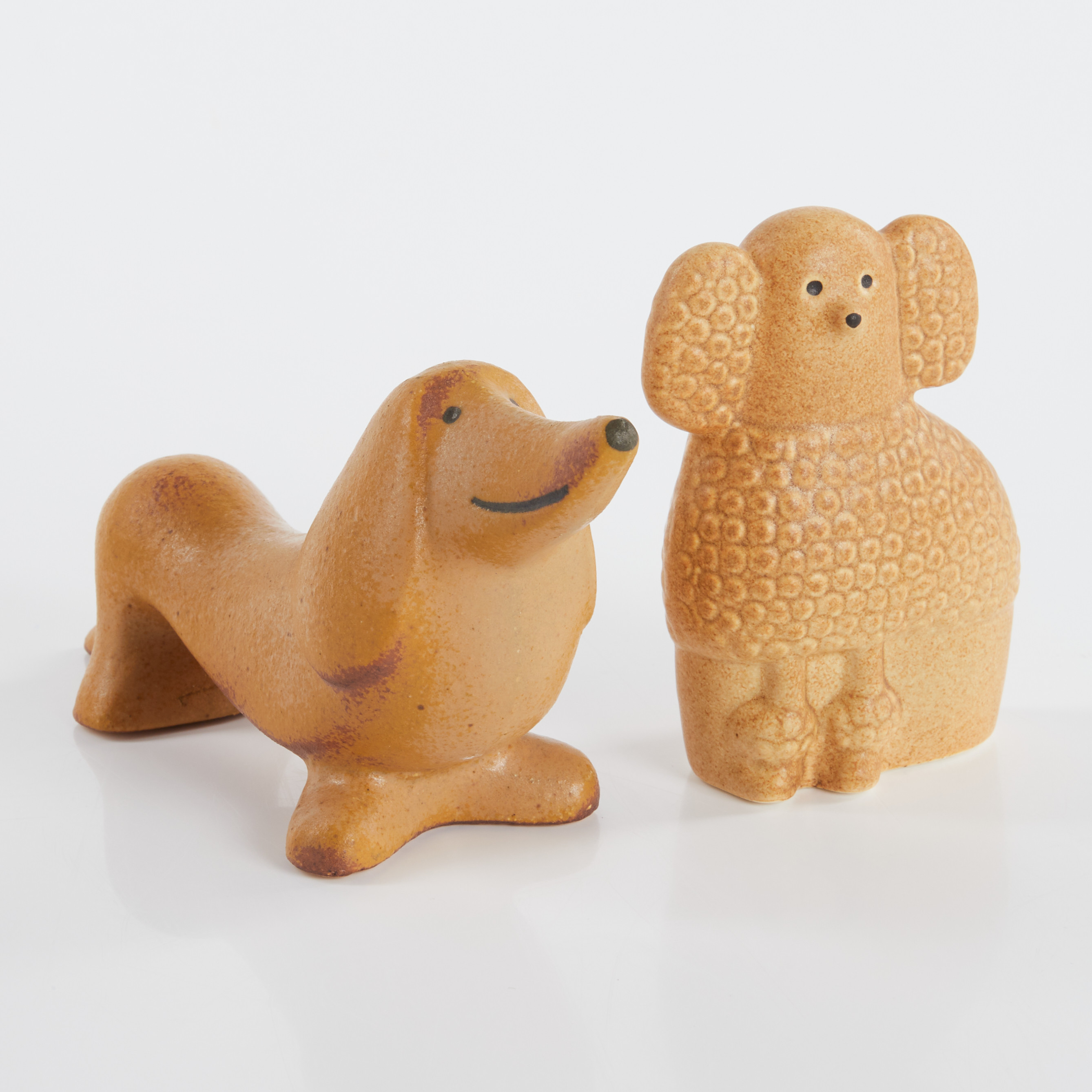 Images for 2247707. LISA LARSON. Figurines 2 pcs, Dachshund and sitting ...