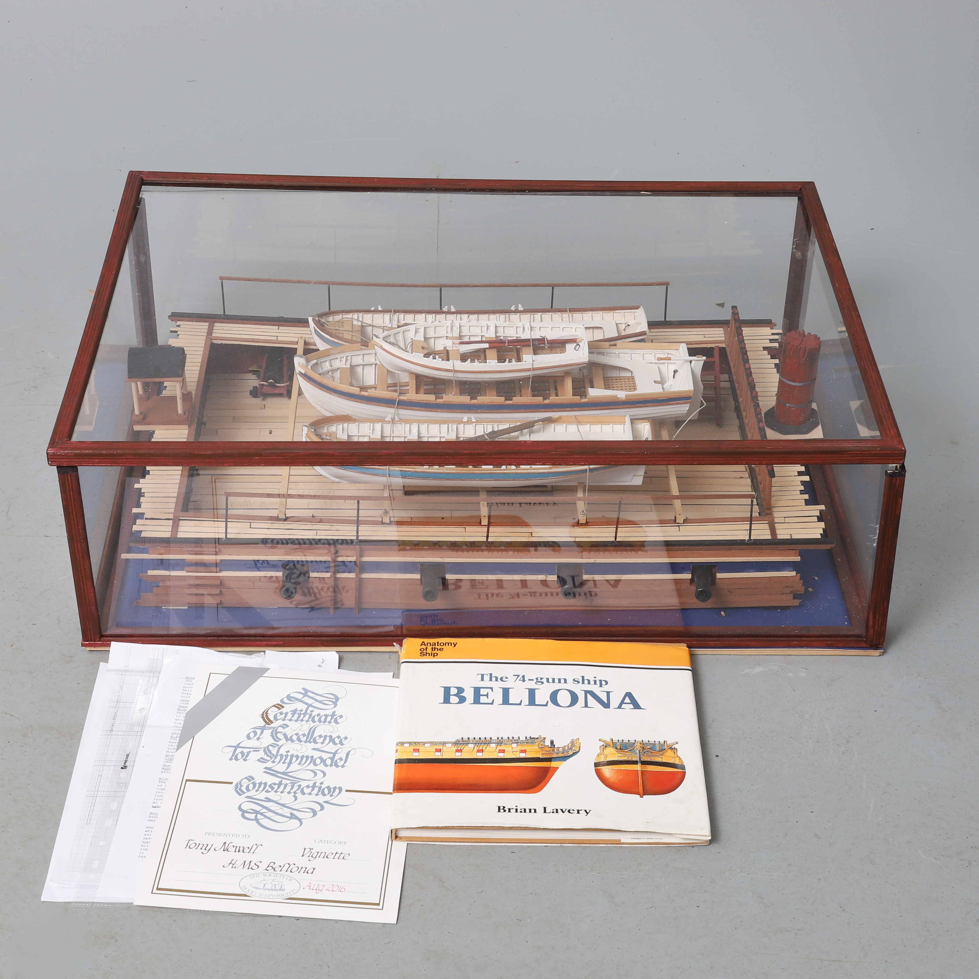Images for 2248501. A SCRATCH-BUILT MODEL MIDSHIPS SECTION OF H.M.S ...