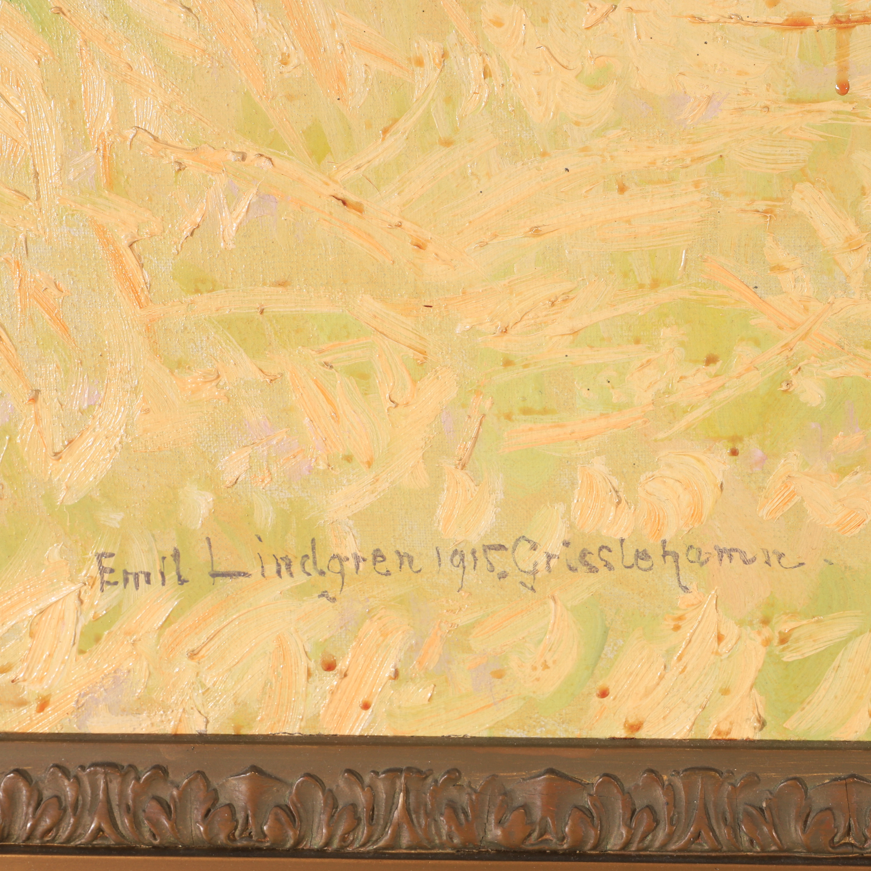 Images for 2252352. EMIL LINDGREN. Harvest landscape, oil on canvas ...