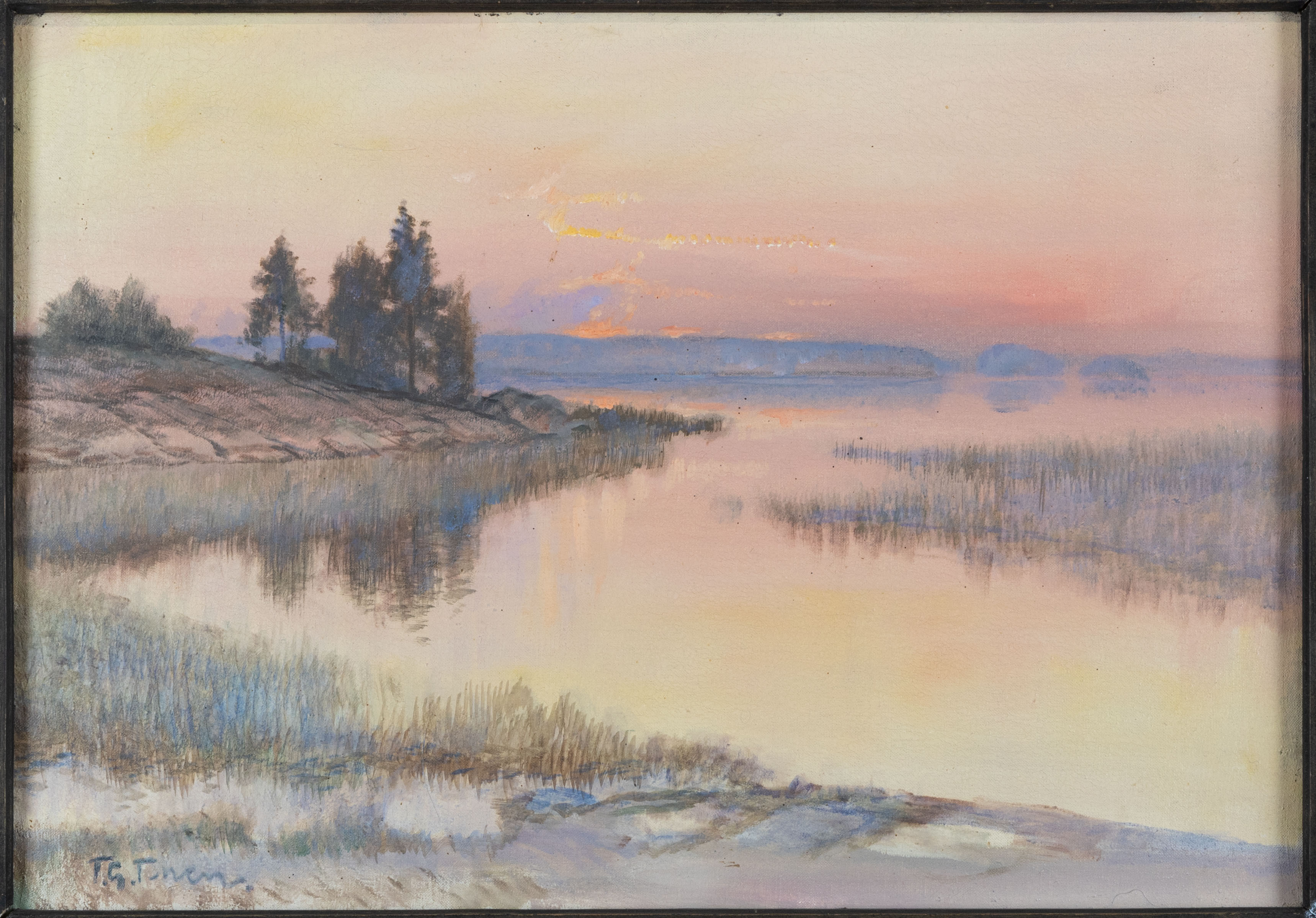 Images for 2254889. T. G. TUHKANEN. Evening blush, signed, oil on ...