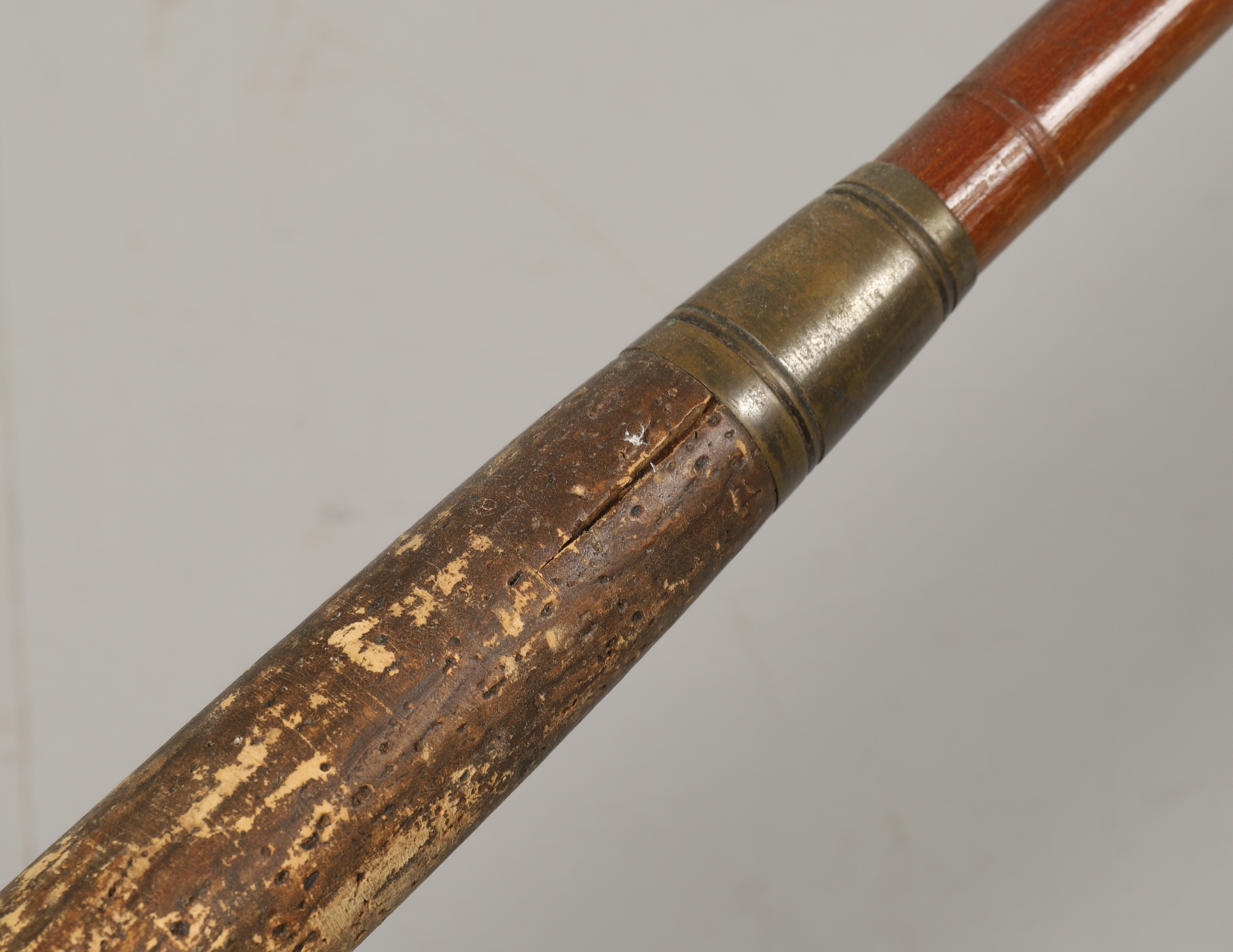 Images for 2256439. A VINTAGE THREE PART SPLIT CANE FISHING ROD WITH ...