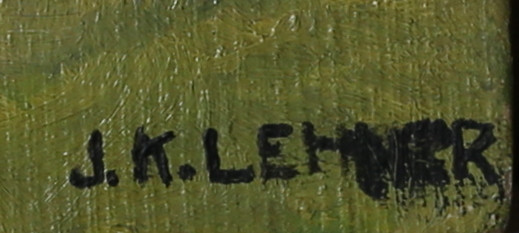 Images for 2259729. JOSEF LEHNER. Alpine landscape with houses, oil on ...