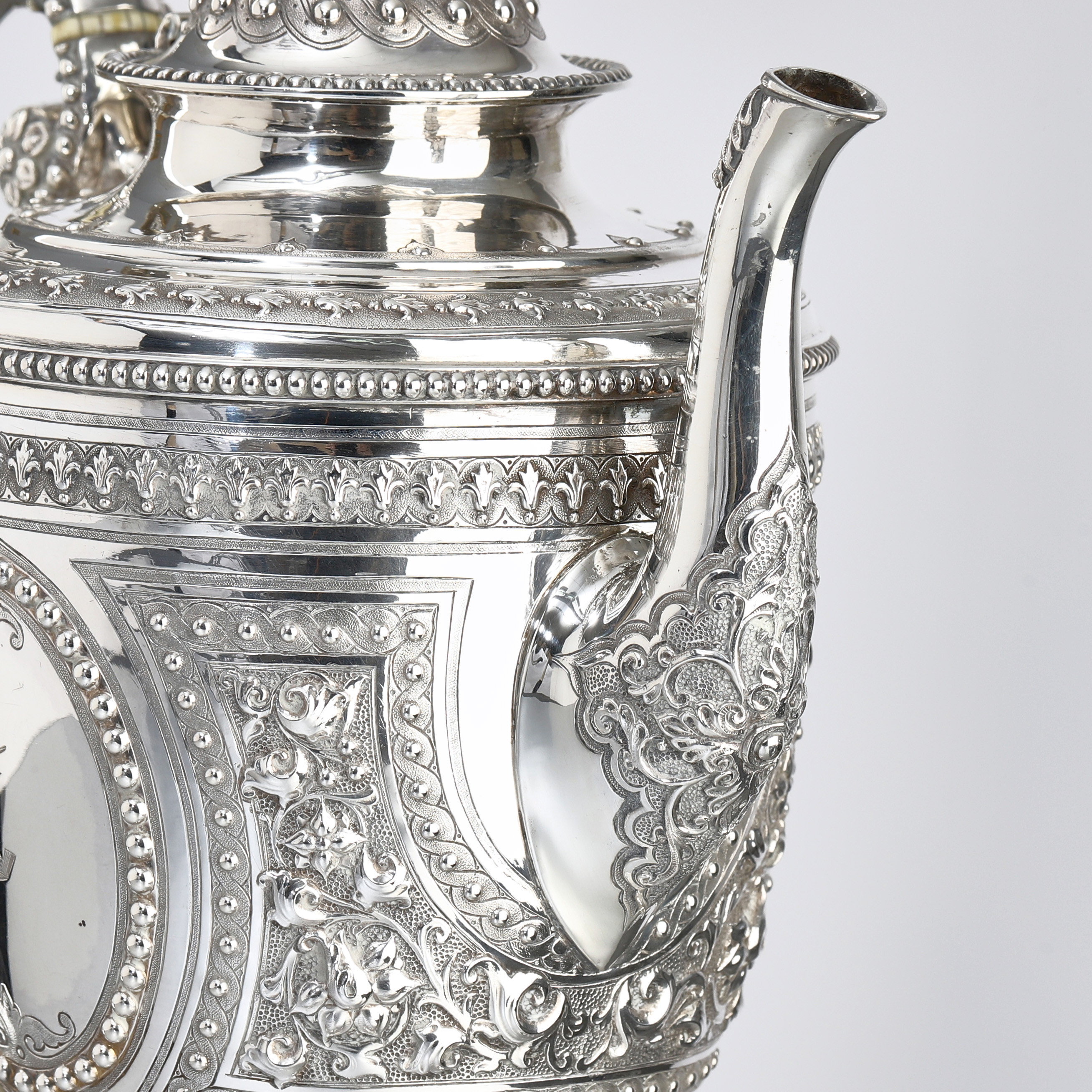 Images for 2260344. COFFEE POT, silver, Hyam Hyams, London 1868 ...