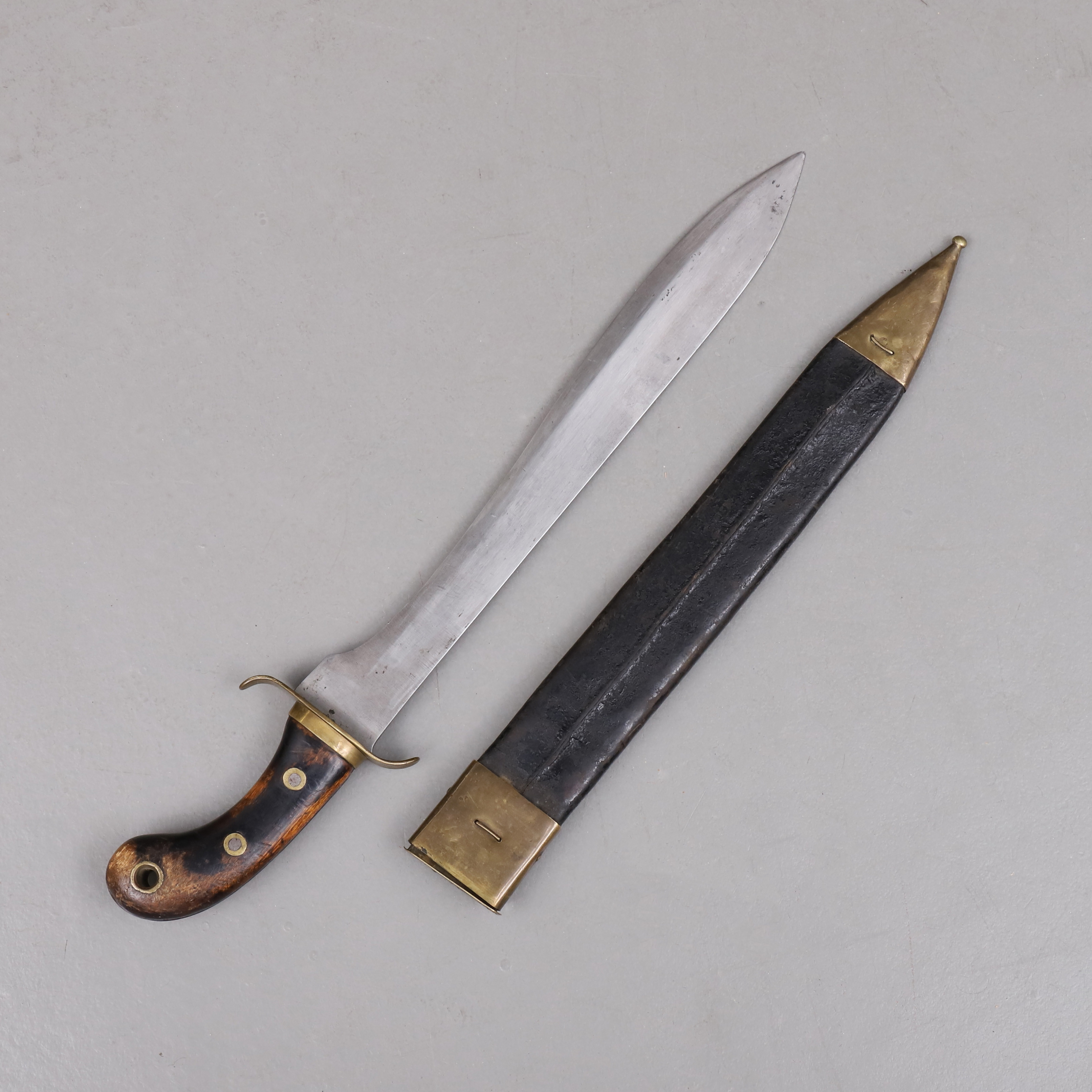 Images for 2265124. FASKINKNIV, Swedish, m/1848, sheath in leather with ...