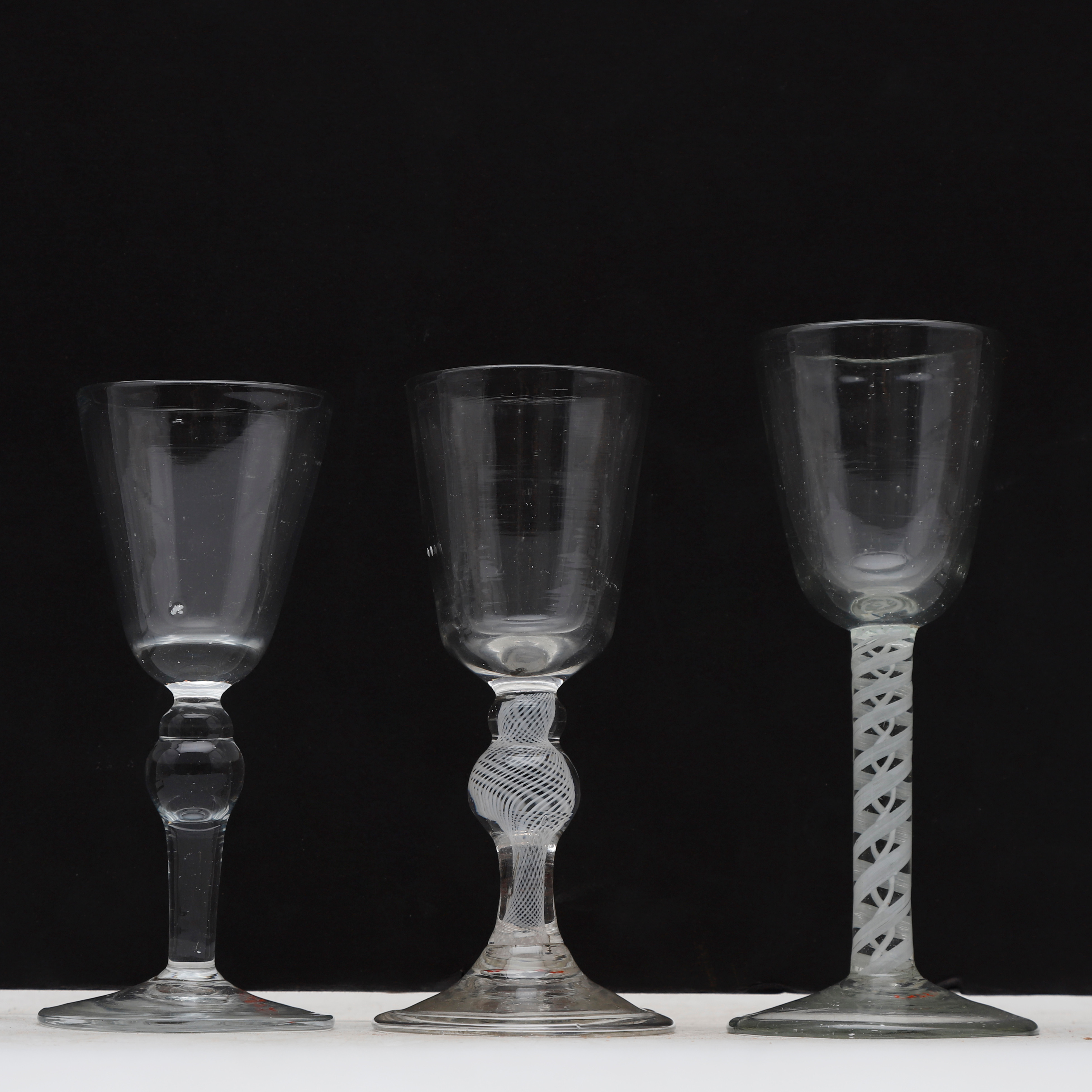 Imágenes para 2269296. Tres copas inglesas Jorge III en cristal con ...