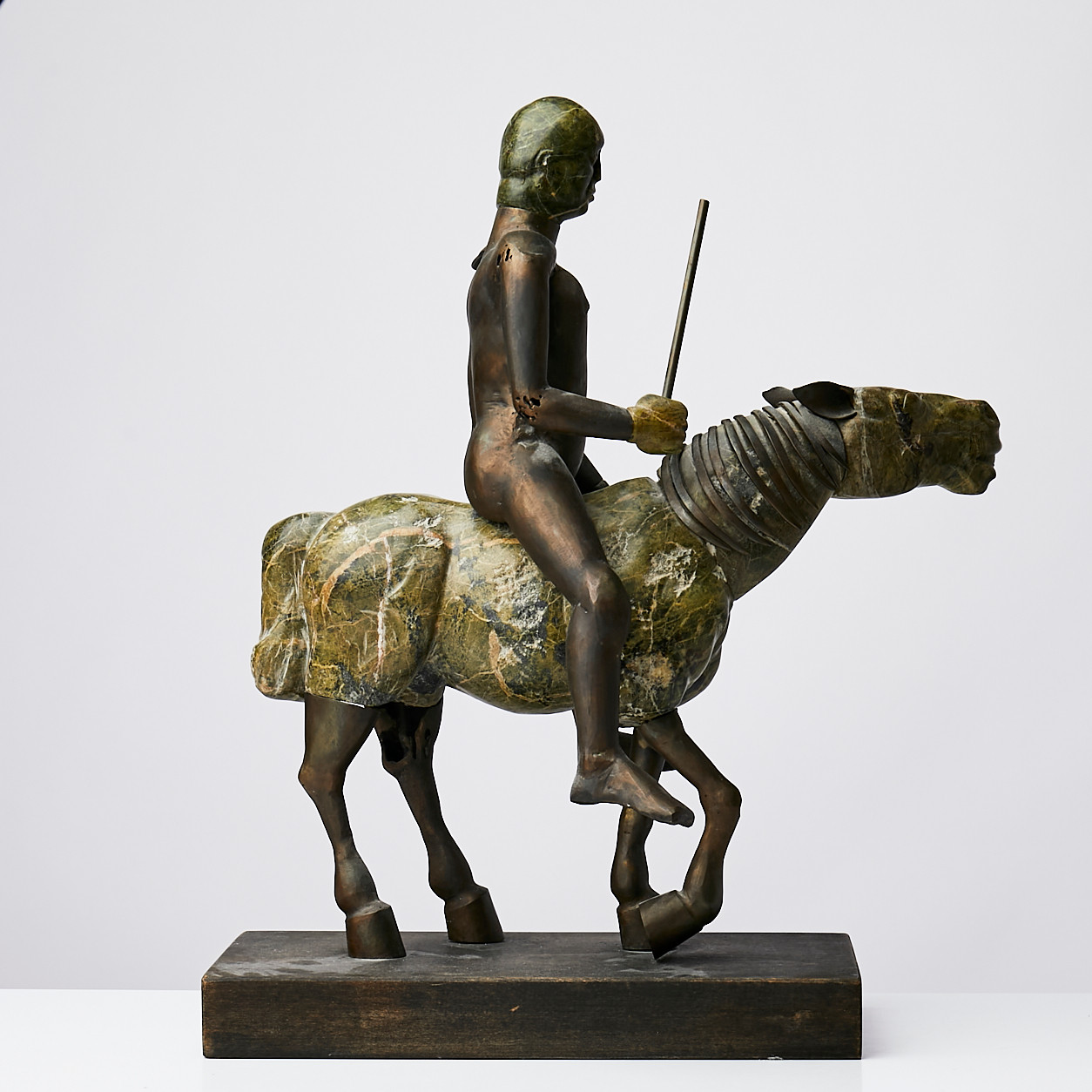 Images for 2270626. SCULPTURE, bronze and stone, in the form of a ...