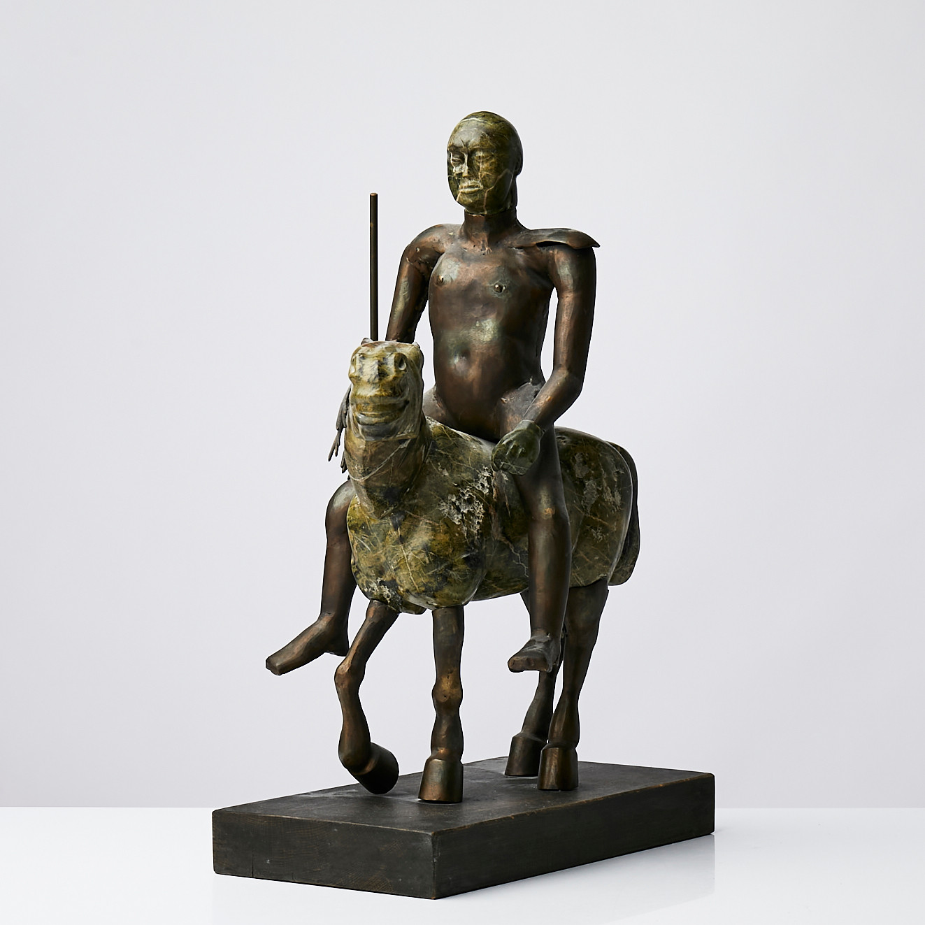 Images for 2270626. SCULPTURE, bronze and stone, in the form of a ...