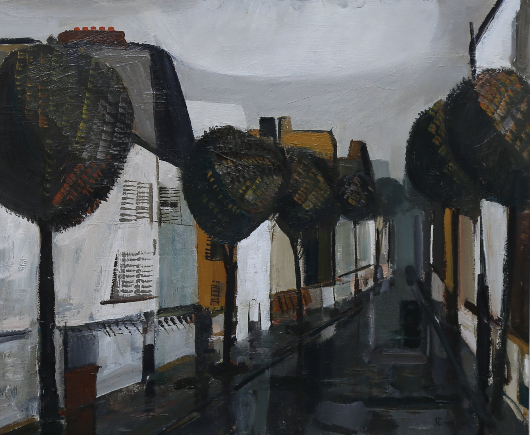 Images for 2272714. SVEN ERIK HELLQUIST. City motif. Oil on Board ...