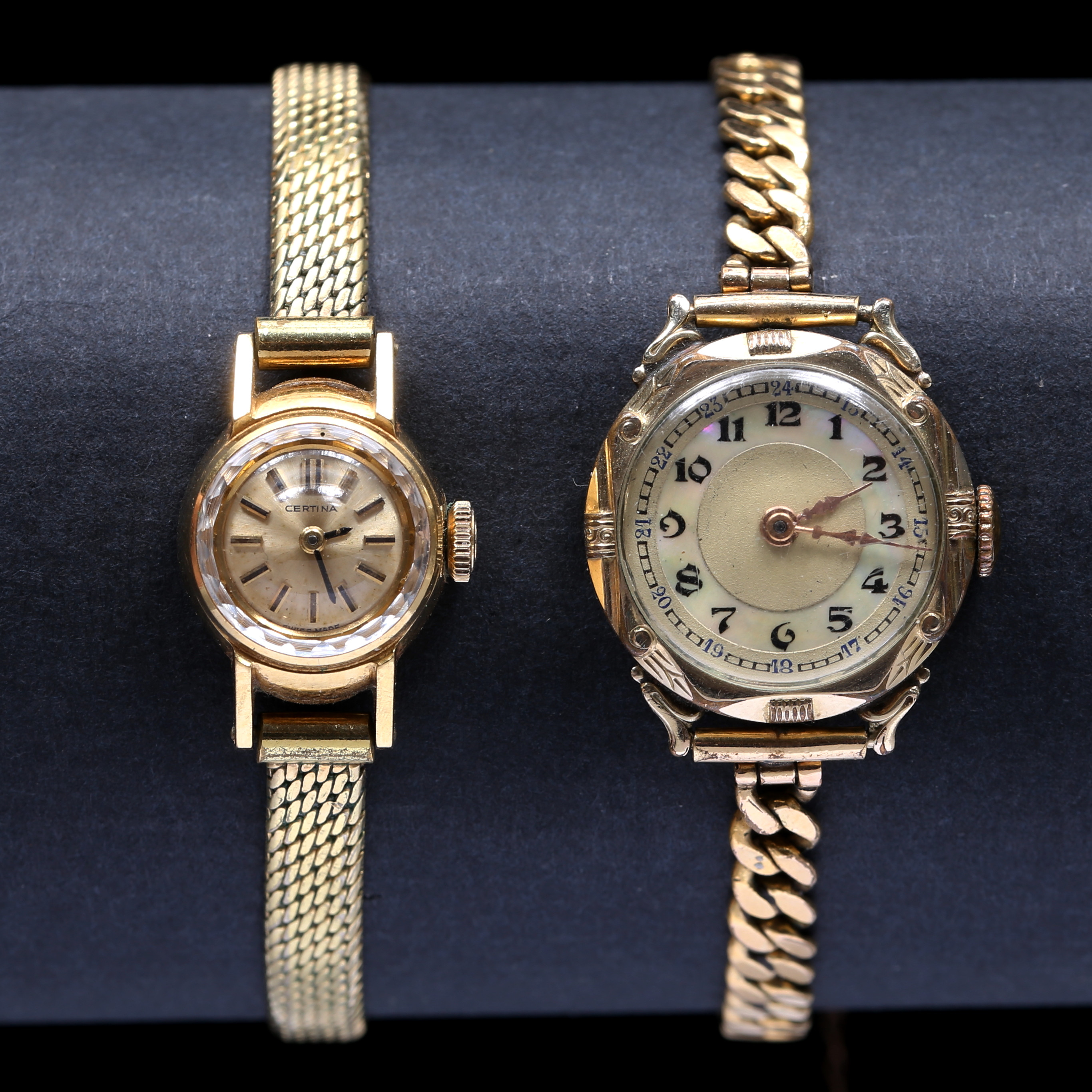 Bilder för 2274102. DAMARMBANDSUR, 2 st, manuella, bl.a Certina ...