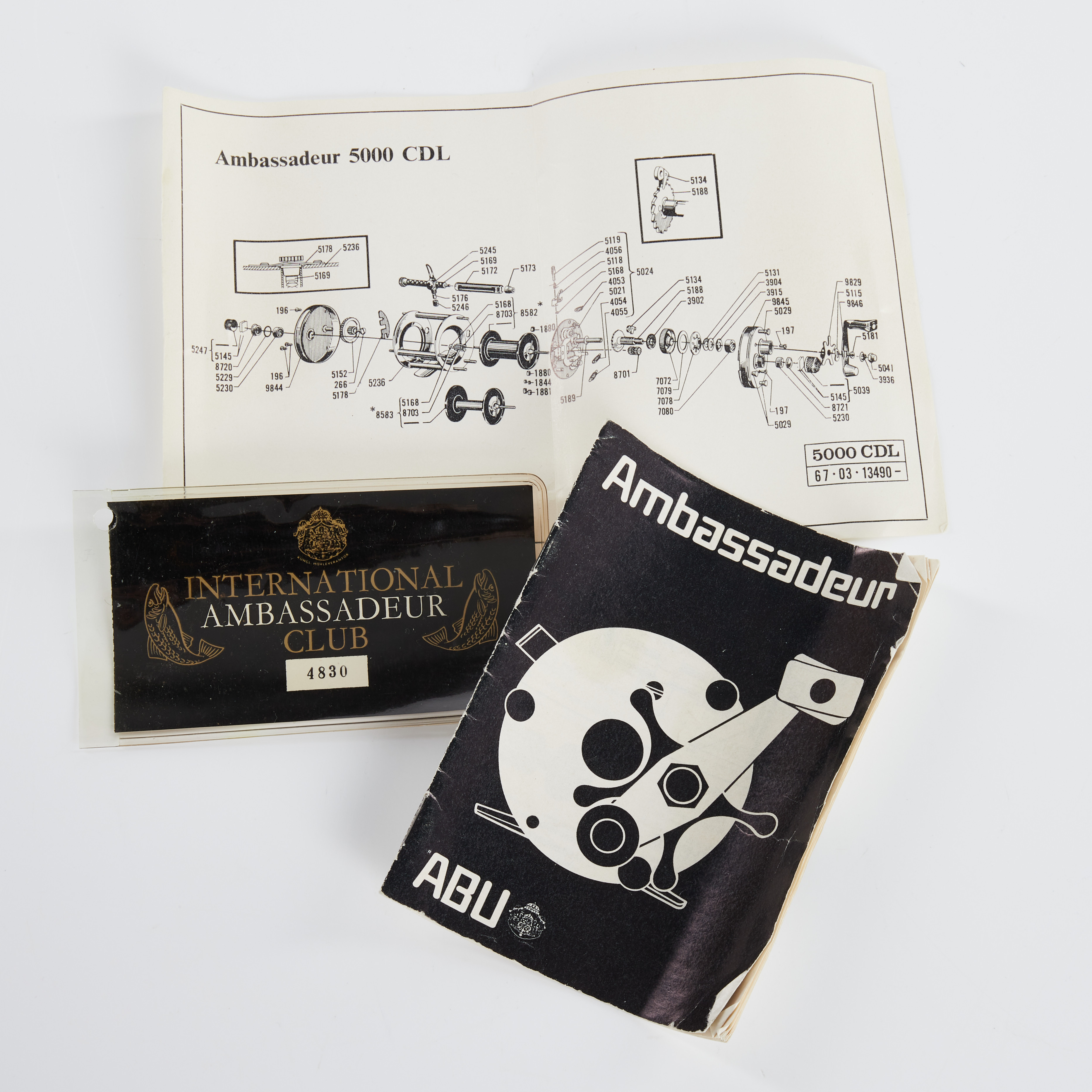 Images for 2274936. FISHING ROLL, ABU, "Gold reel", Ambassadeur 5000 De ...