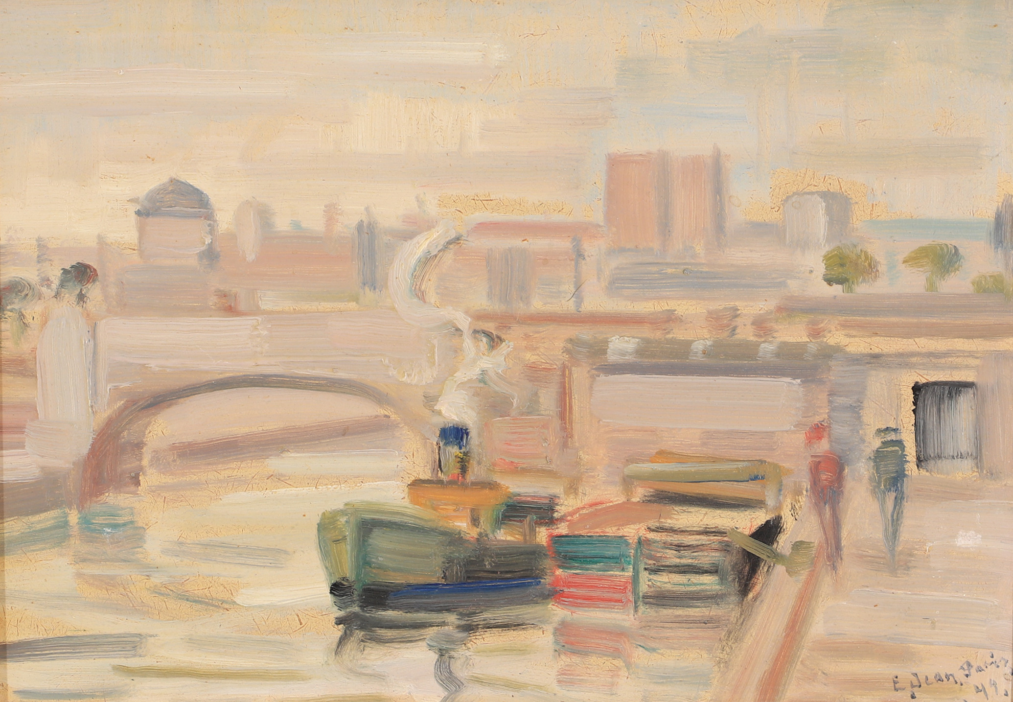 Images for 2276271. ERIC JEAN. Paris, oil on Board, signed E. Jean ...