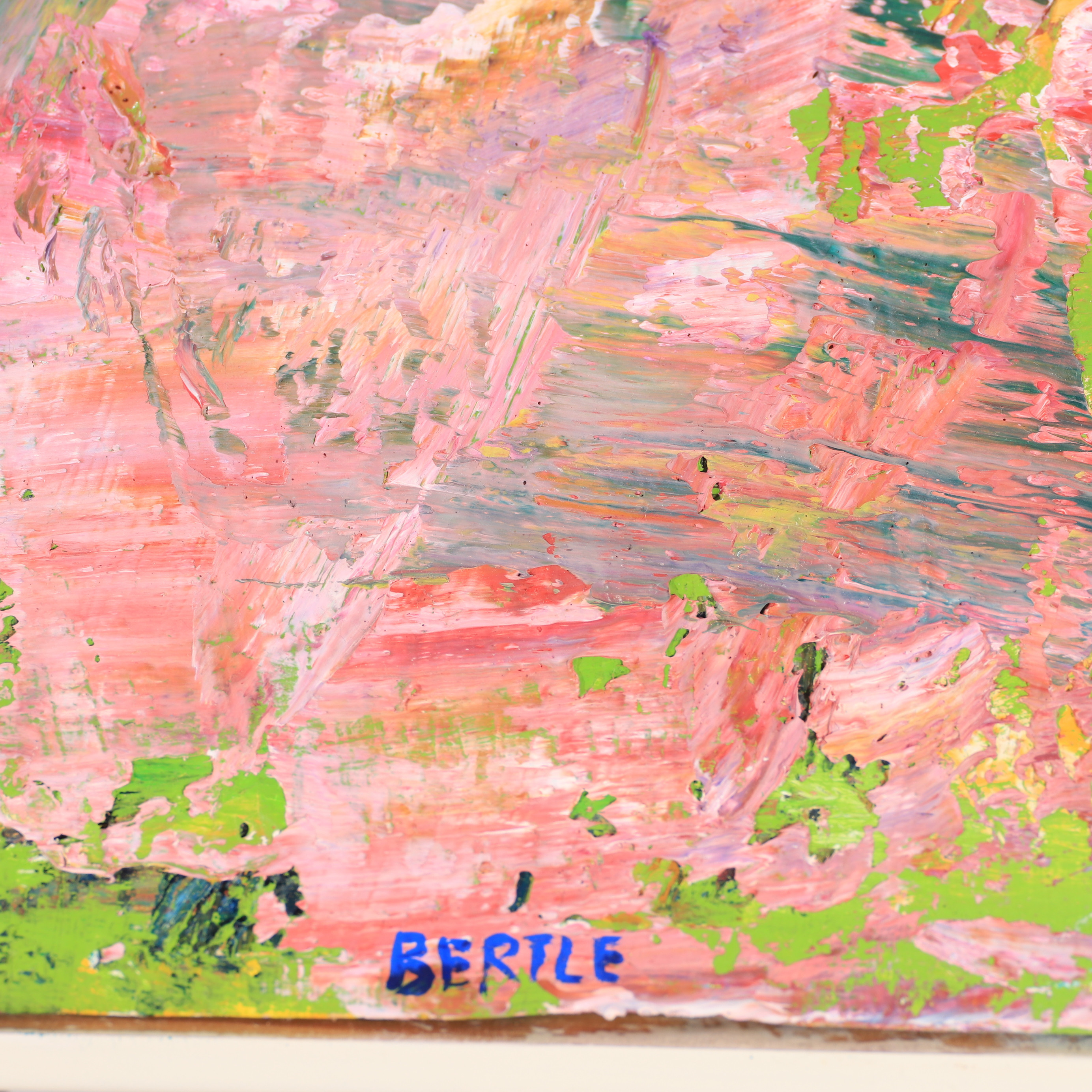 Images for 2276368. LARS BERTLE. "Summer meadow", oil on canvas, signed ...