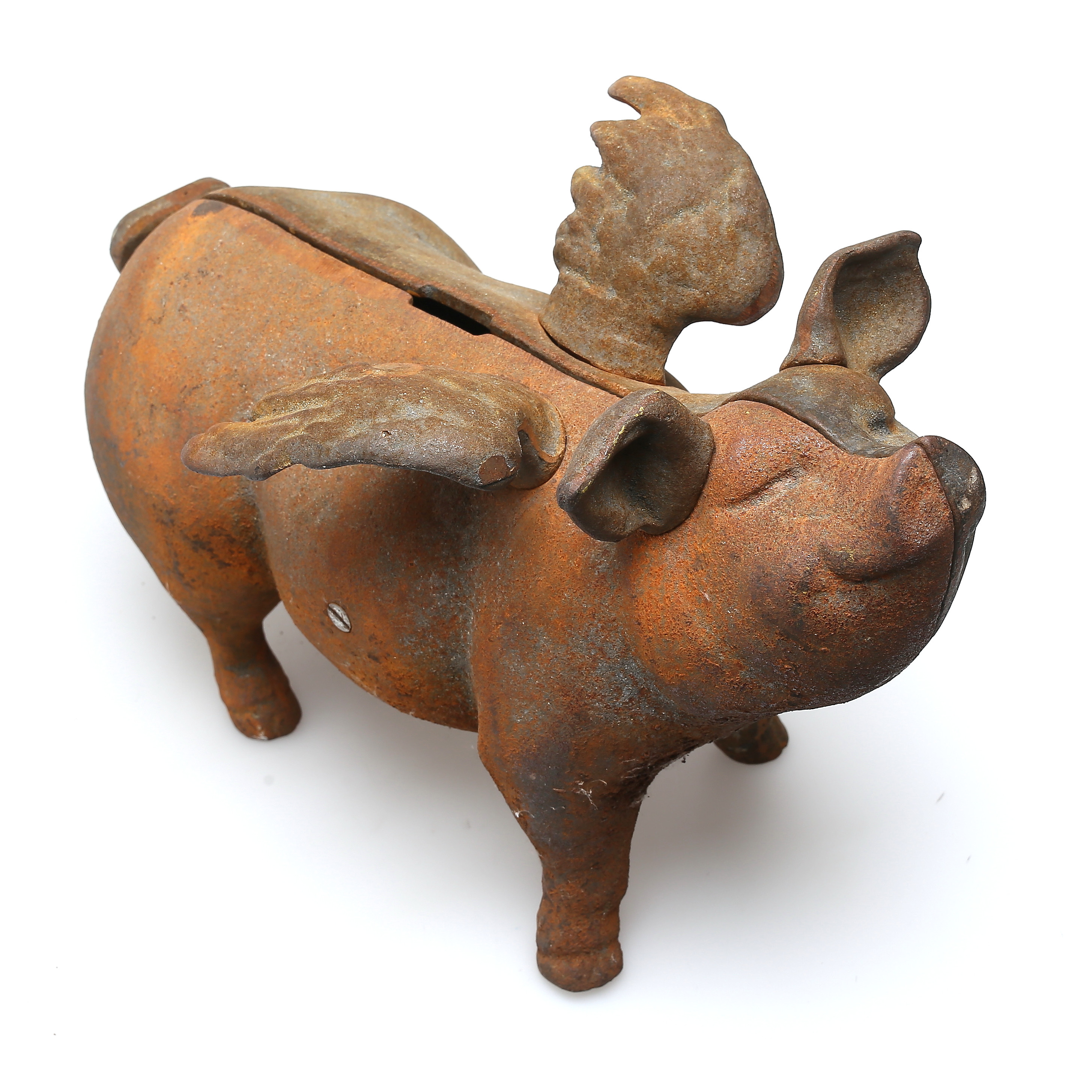 Images for 2278763. GARDEN SCULPTURE, cast iron, winged pig. - Auctionet