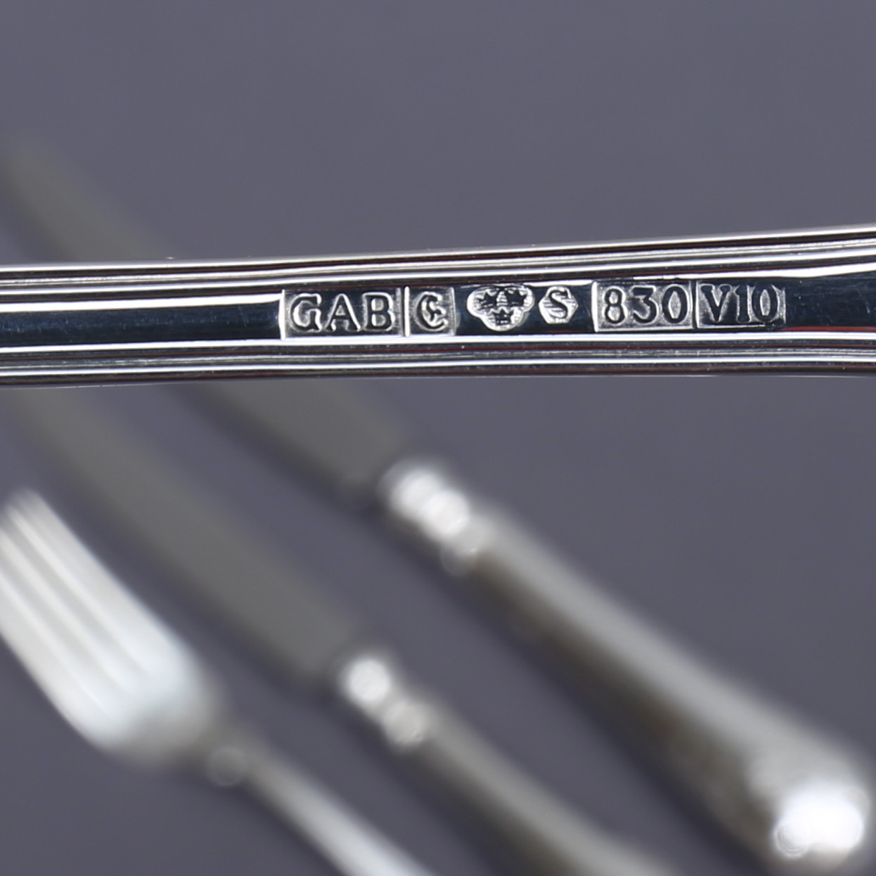 Images for 2281158. CUTLERY, 30 pieces, silver, "Old French", GAB ...