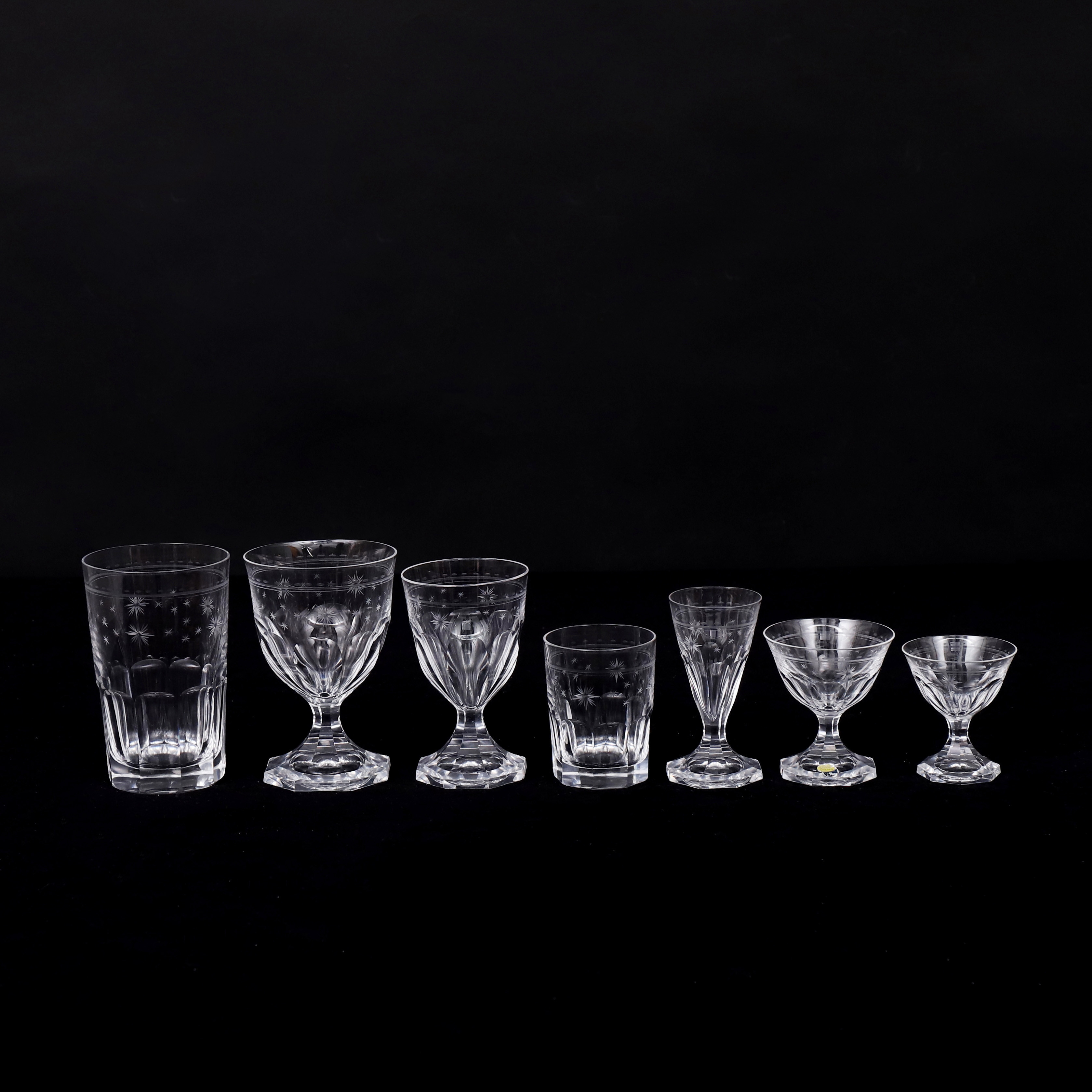 Images for 2284325. GLASSWARE, 69 pieces, full crystal, Empire style ...