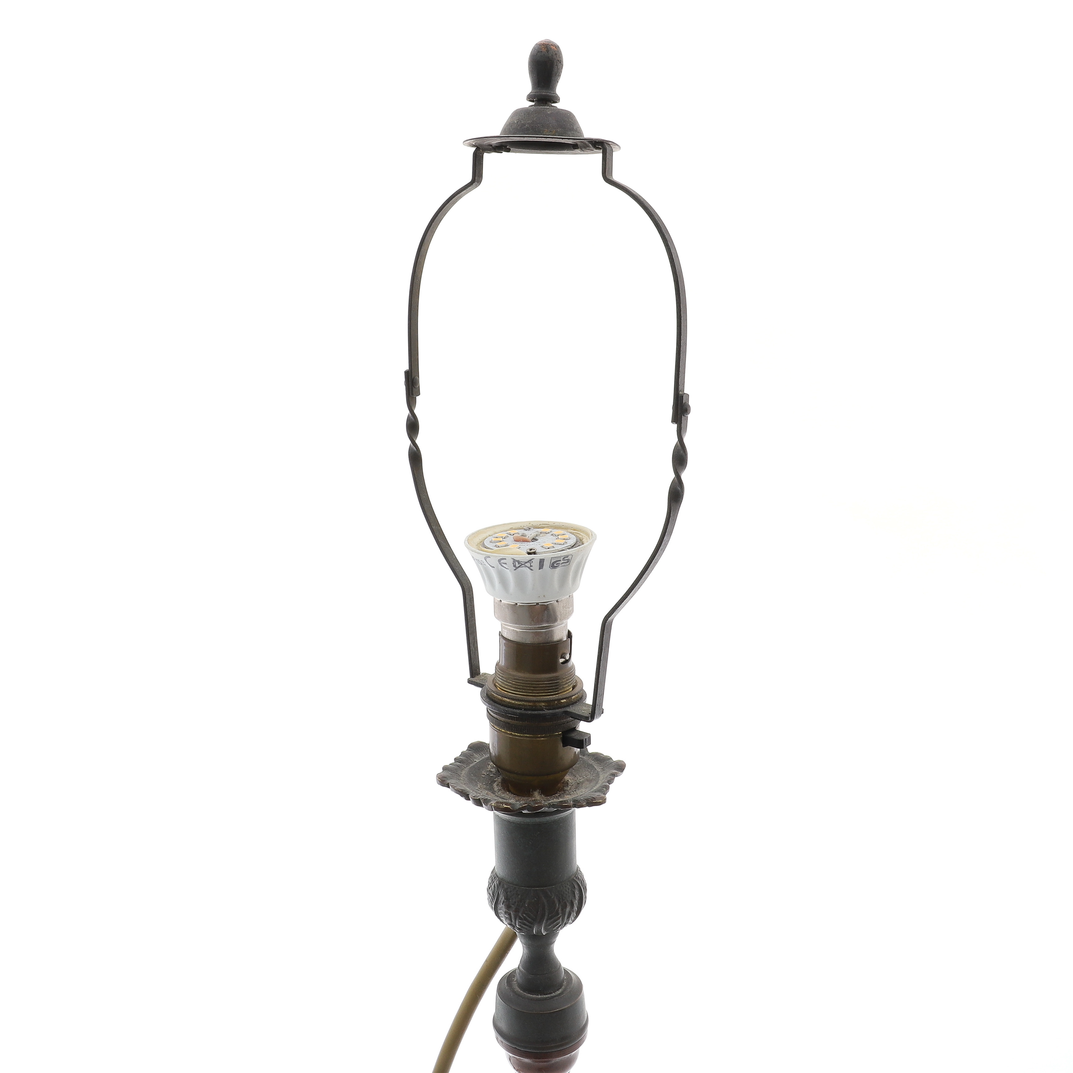 Images for 2285184. A GEORGE III STYLE MAHOGANY CANDLESTICK ADAPTED AS ...