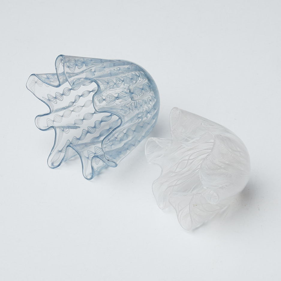 Images for 2285564. BOWLS, so-called handkerchief bowls, one signed ...