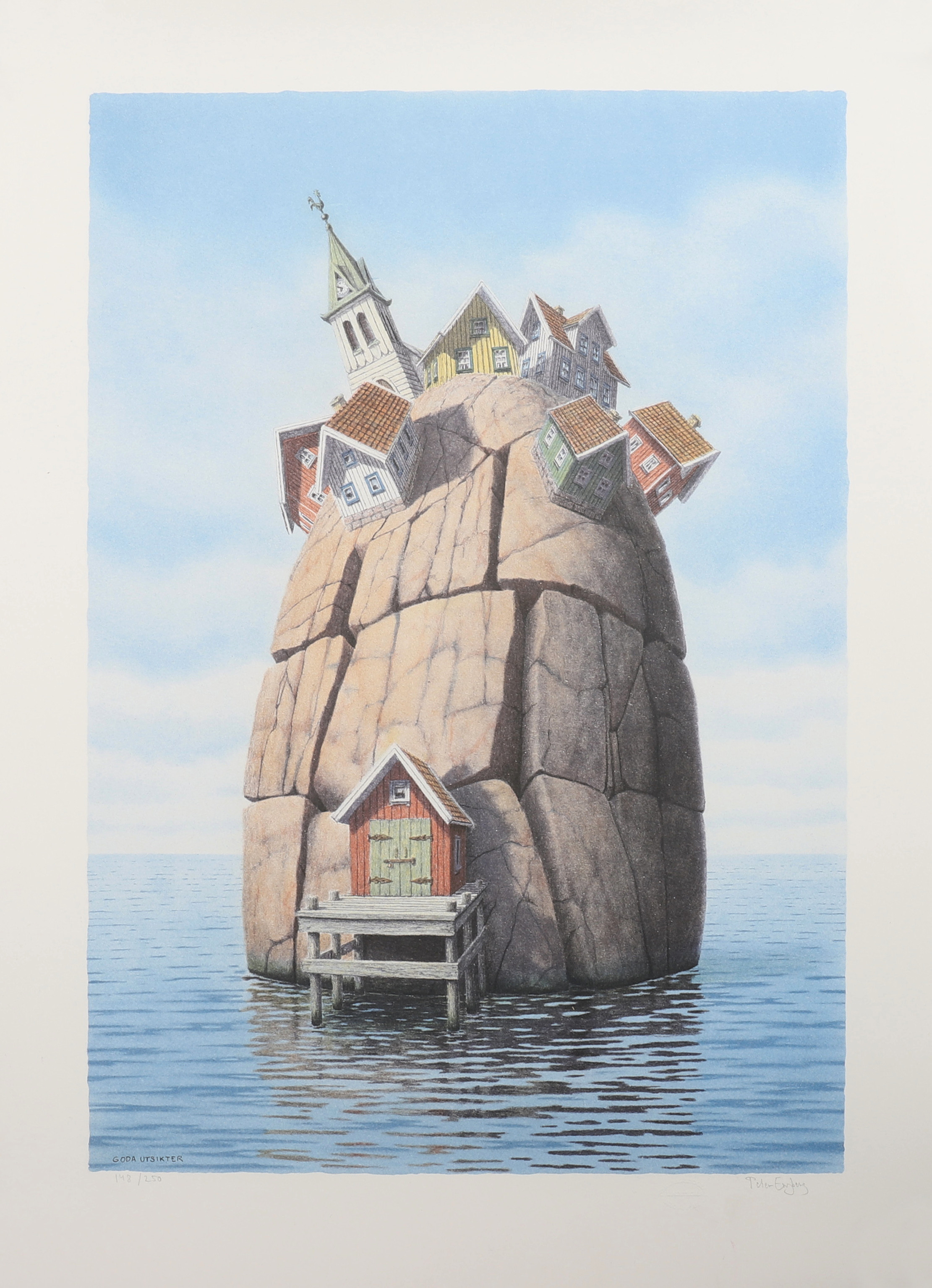 Images for 2288844. PETER ENGBERG. "GOOD PROSPECTS", COLOR LITHOGRAPHY ...