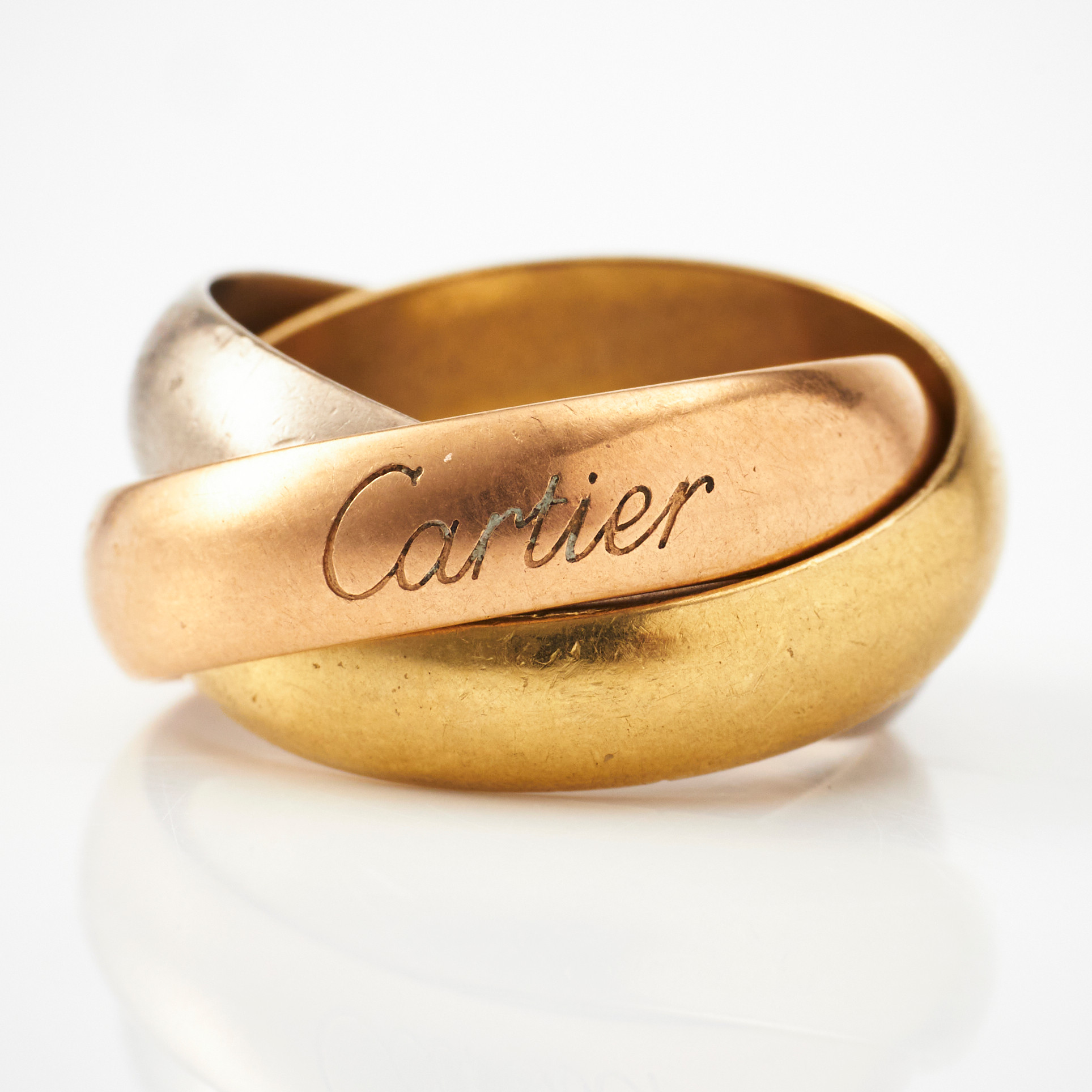 Images for 2291467. CARTIER, "Trinity", 18k tricolor gold, so called ...