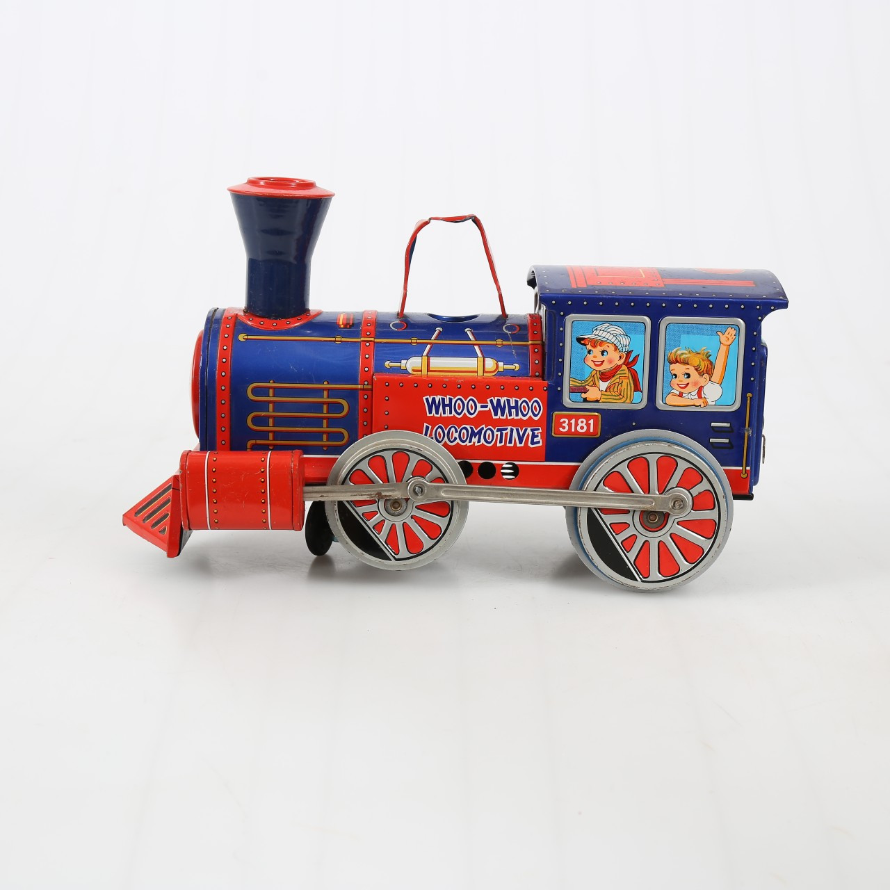 2292186. TOY TRAIN, litografoitu pelti, tavaramerkki Modern Toys, Whoo ...