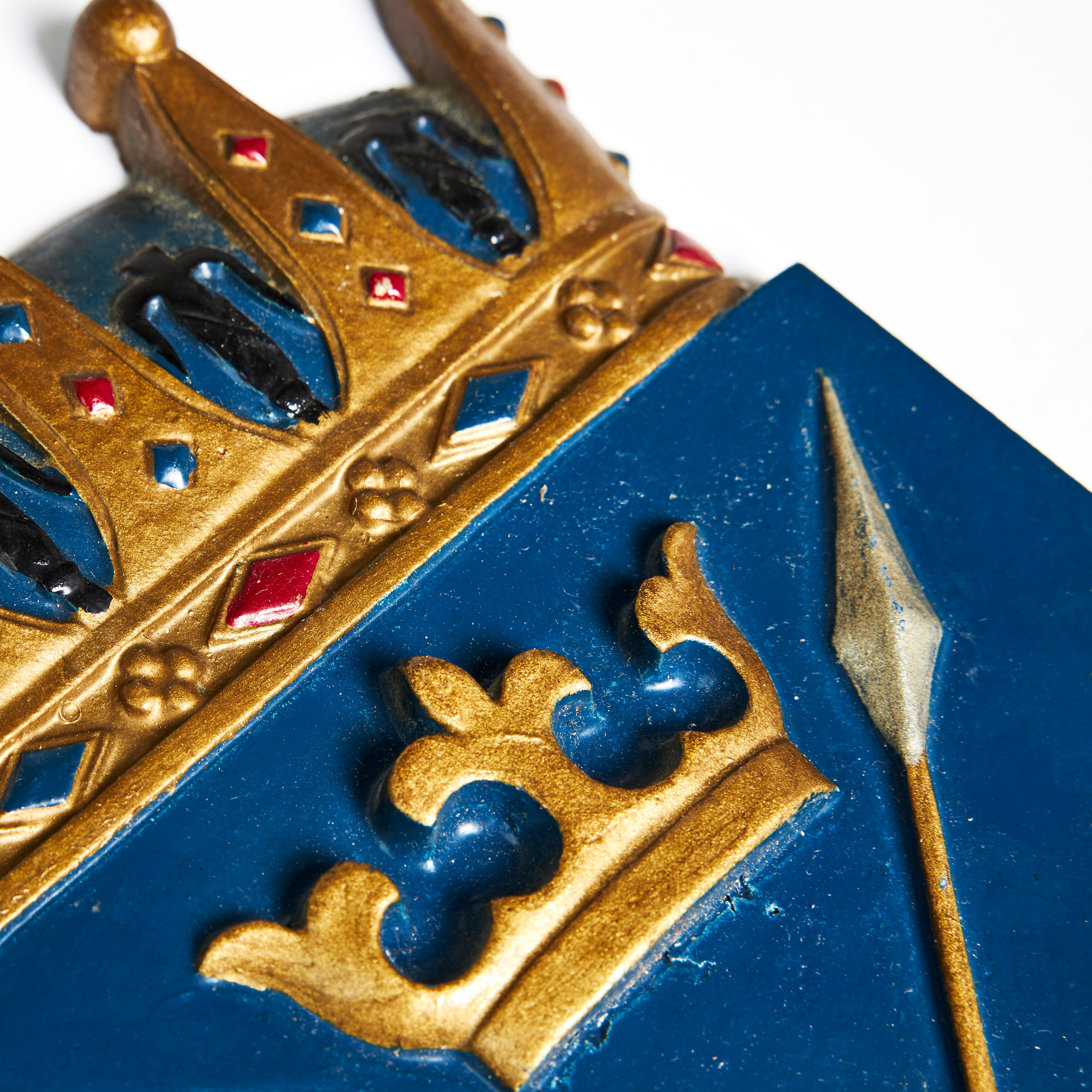 Images for 2295951. LANDSCAPE SHIELD, Dalarna, painted metal. - Auctionet