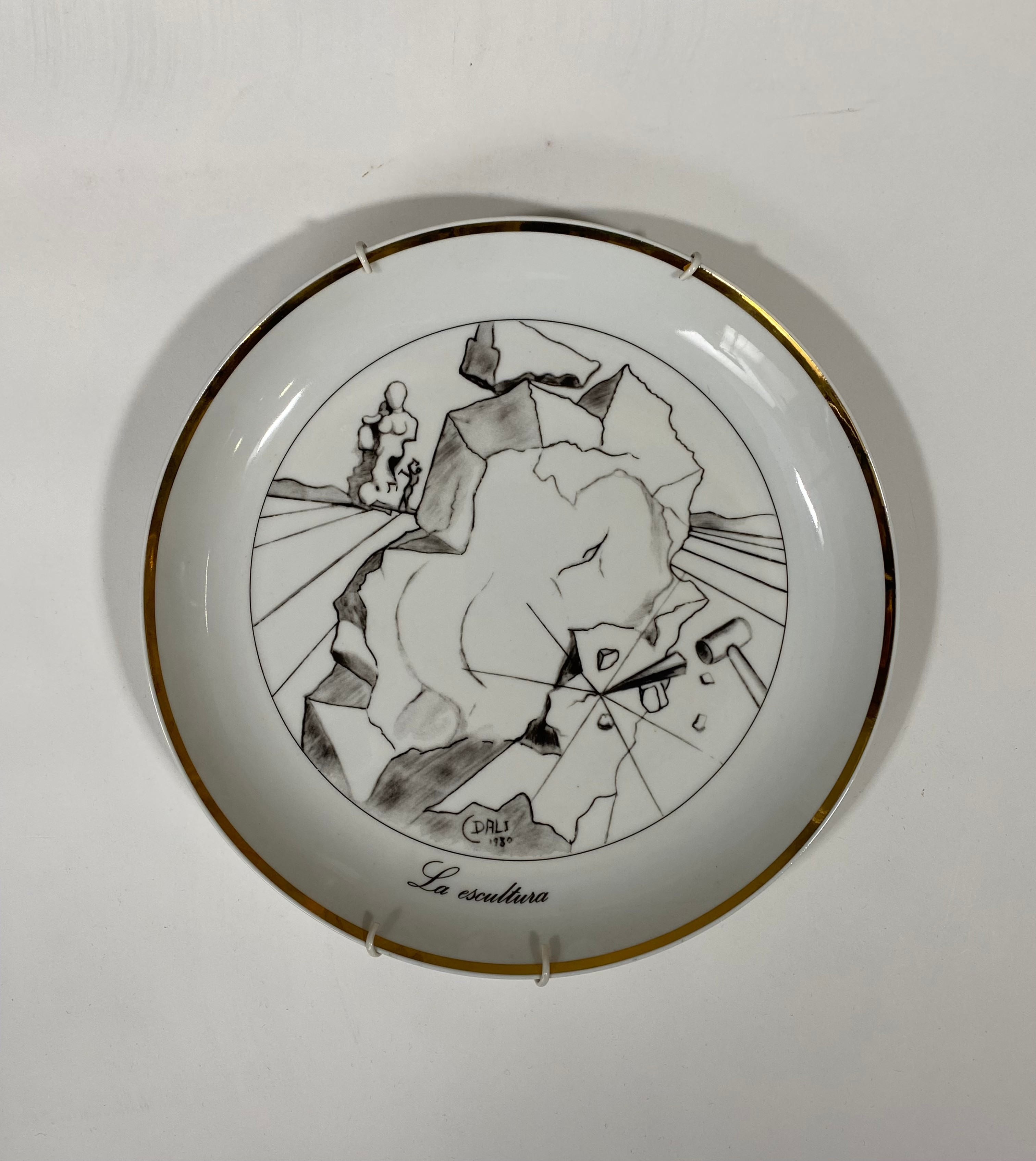 Images for 2296896. SALVADOR DALÍ "THE 7 ARTS" PLATE COLLECTION ...