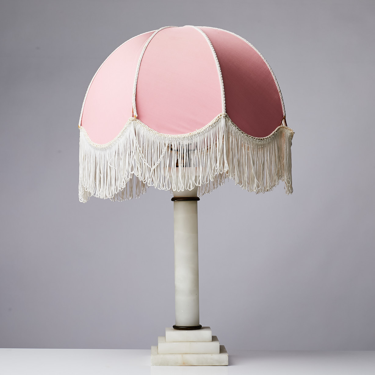 Images for 2297099. TABLE LAMP, in the form of a column, alabaster with ...