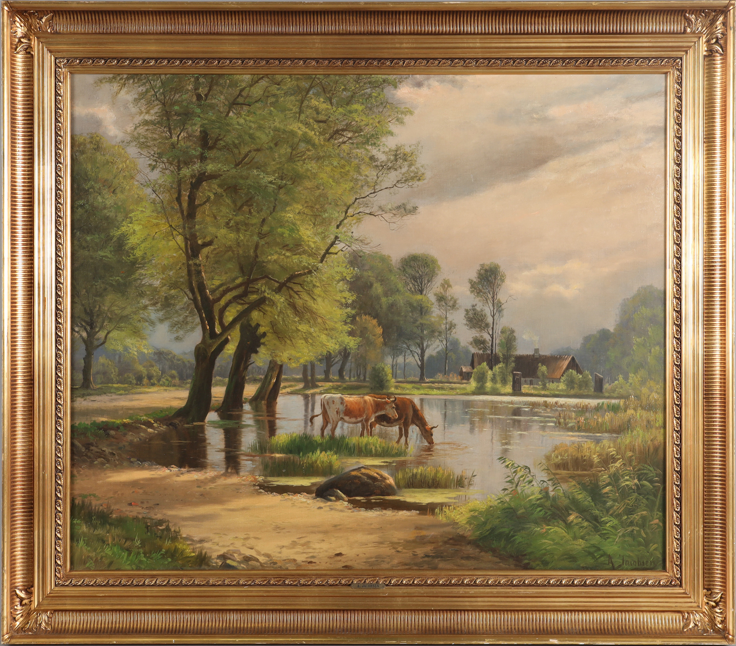 Images for 2297913. AUGUST JACOBSEN (1868-1955, Norway) Oil on canvas ...