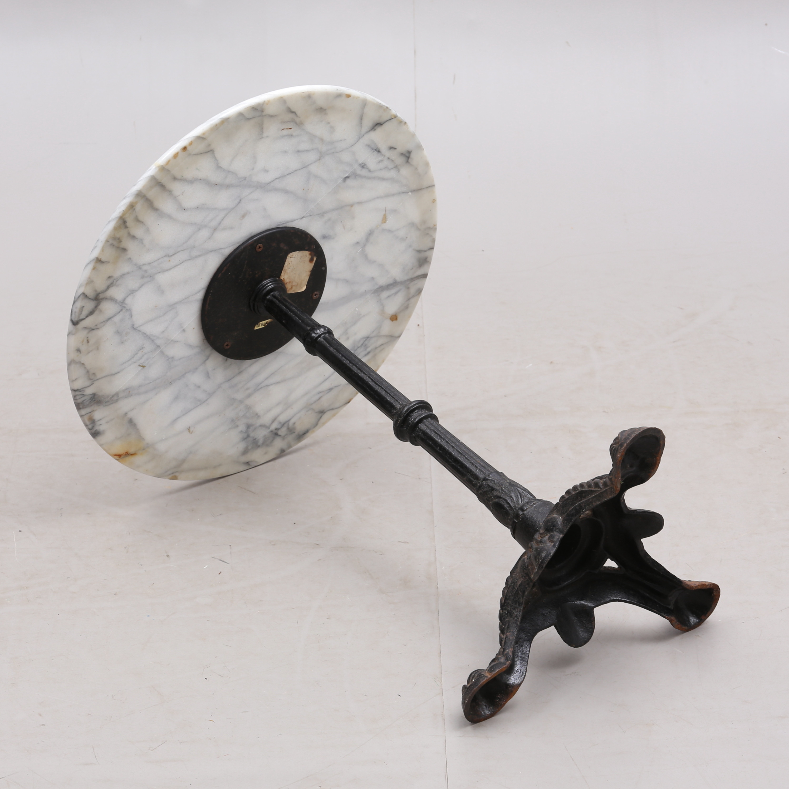 Images for 2298505. GARDEN TABLE, cast iron/stone top, round, 1900s ...