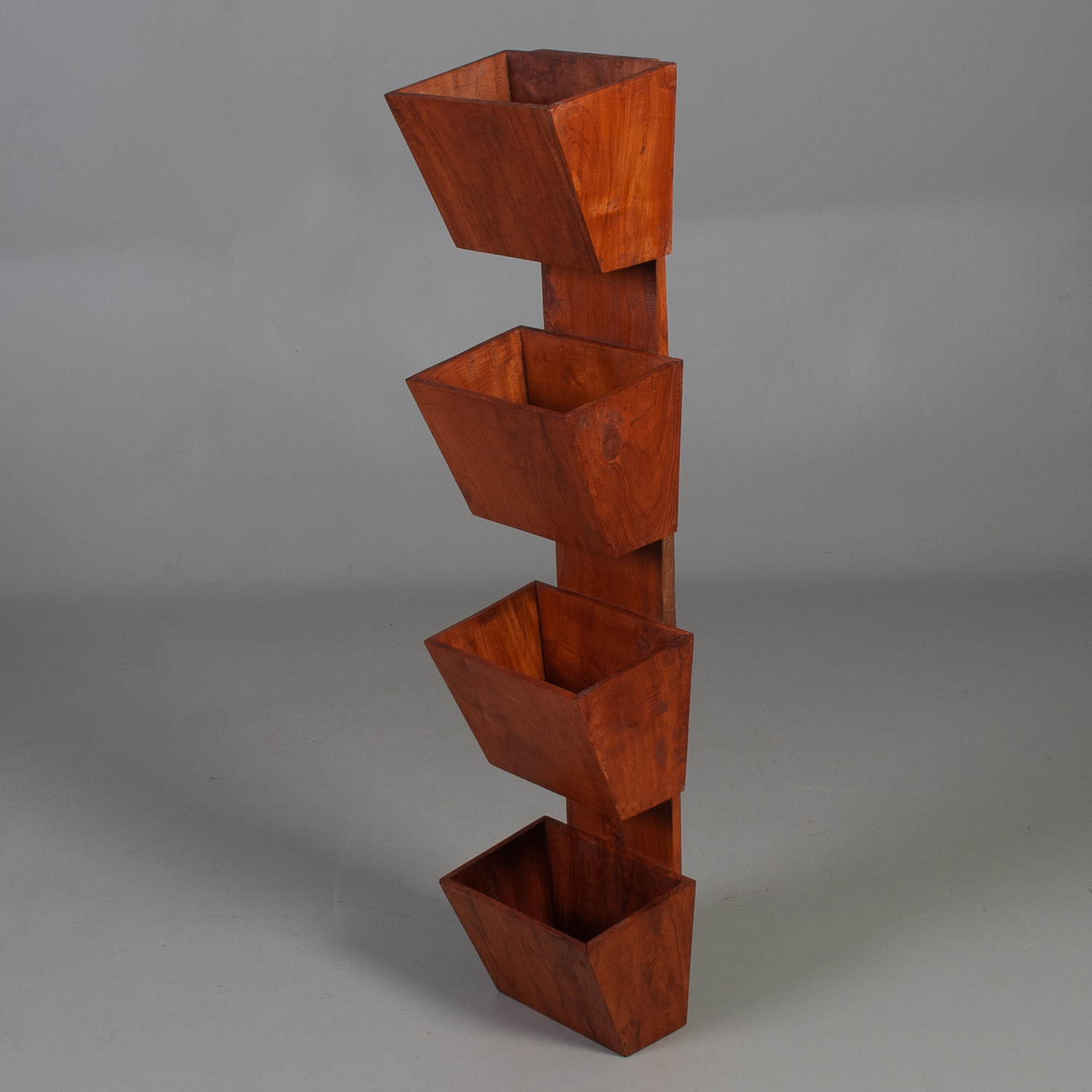 Images for 2302126. NEWSPAPER / BOOK SHELF, WALL SHELF WITH BOXES, 60s ...