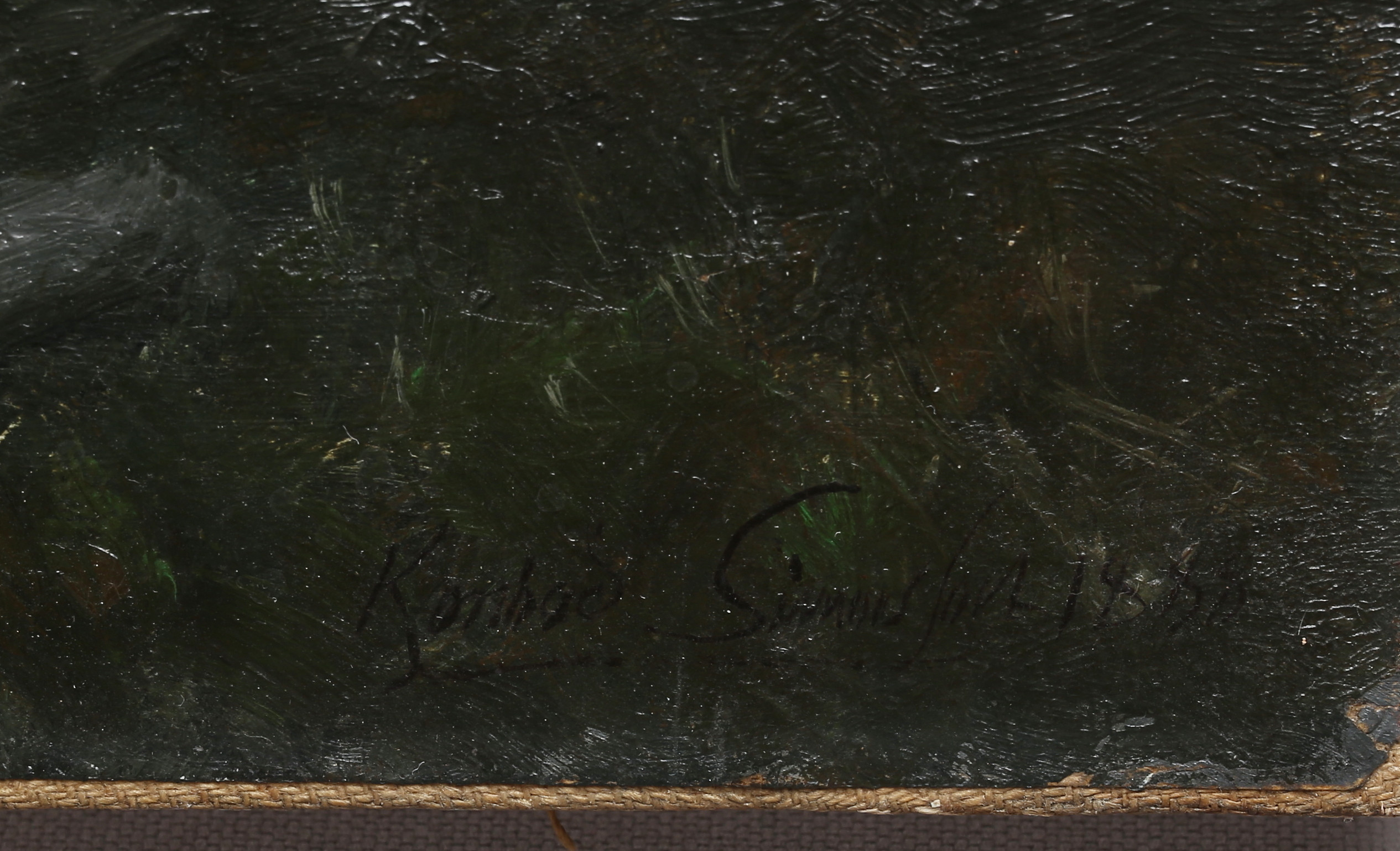 Images for 2302427. KONRAD SIMONSSON. Figure in twilight, oil on canvas ...