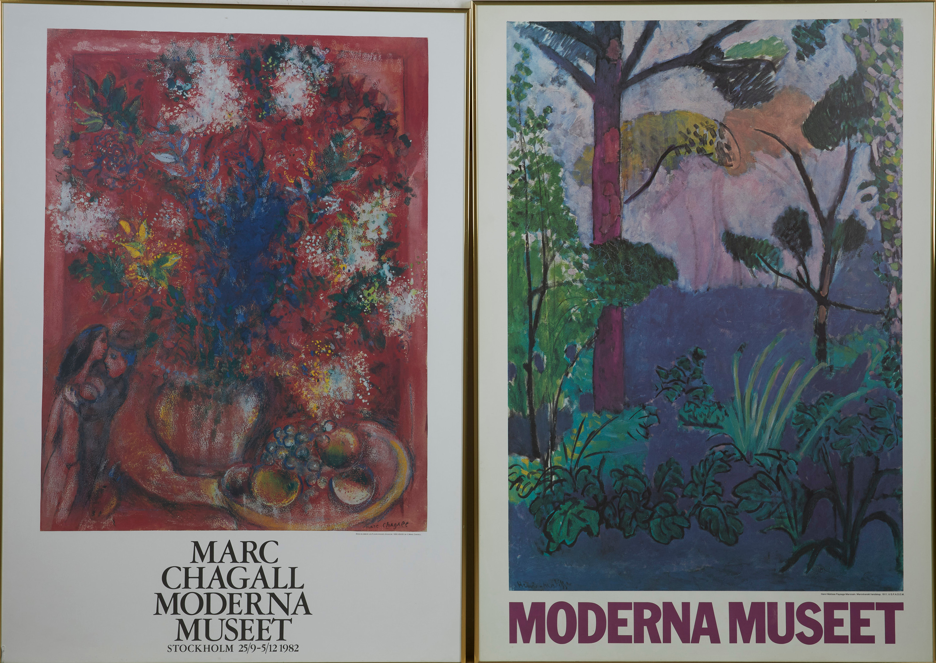 Images for 2303326. EXHIBITION POSTERS, 2 pcs, offset on paper, Moderna ...