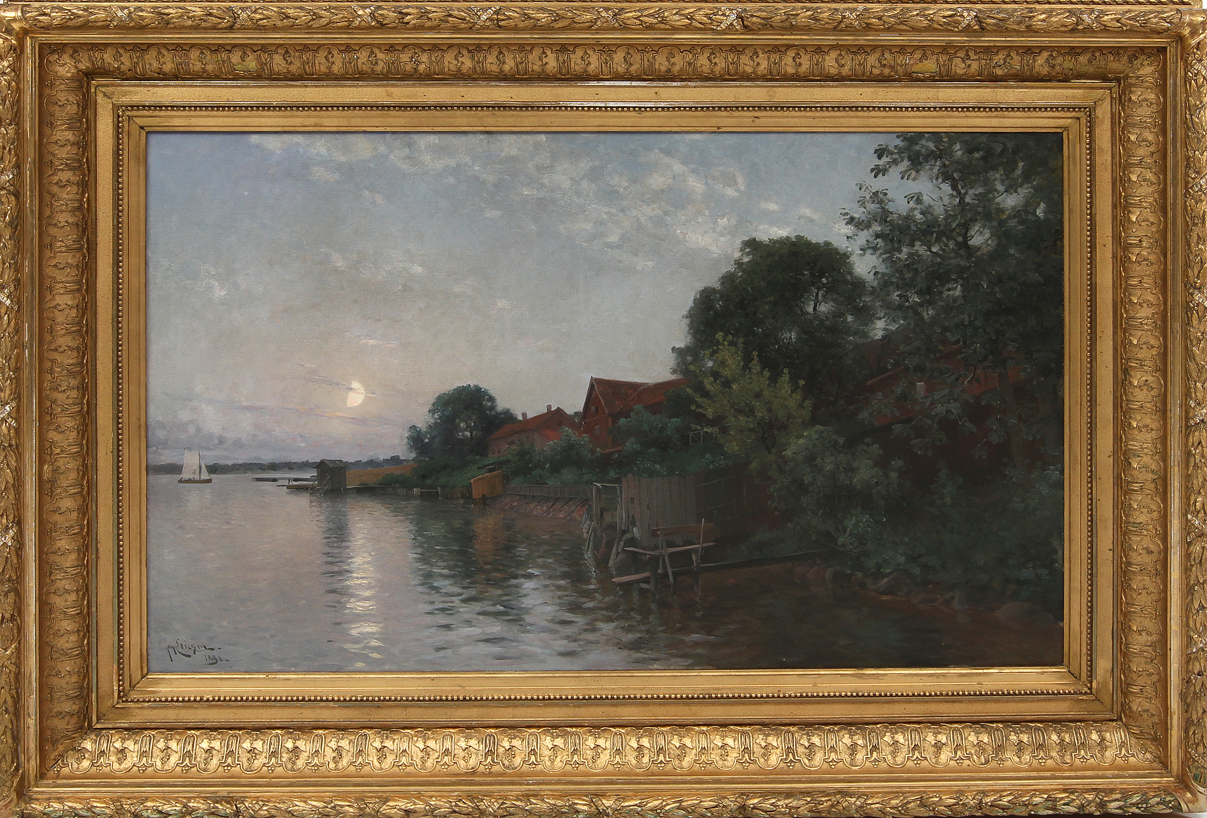 Images for 23075. JOHAN ERICSON. Oil on canvas. Signed and dated Joh ...