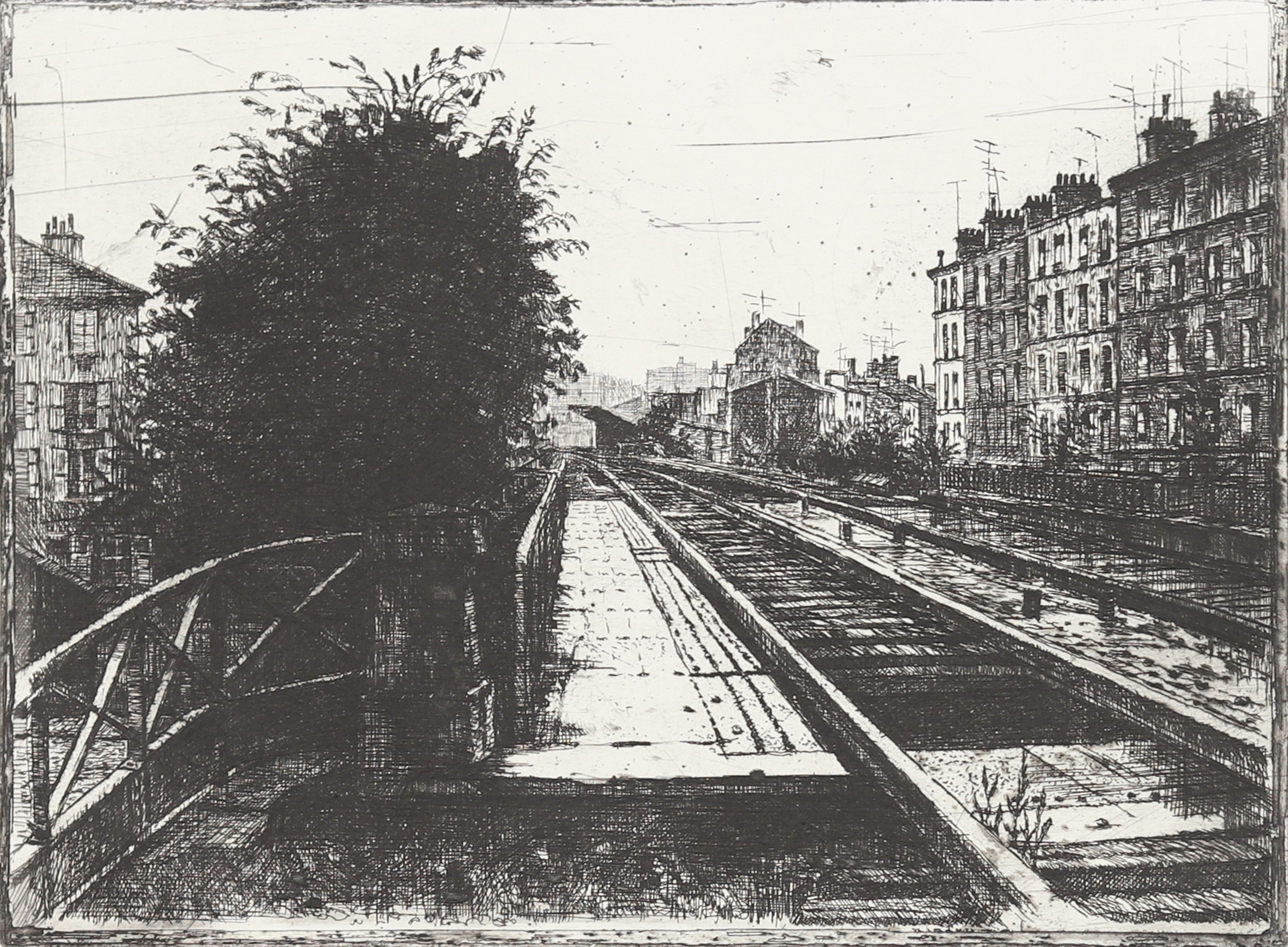 Images for 2309442. HASSE LINDROTH. Ceinturebanan Paris, signed, dated ...